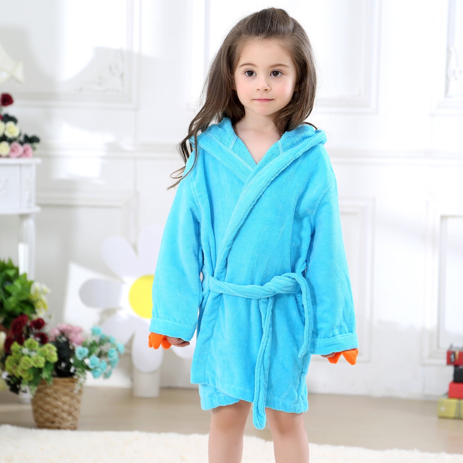 Tao Kids Boys Girls Bath Robe Toddler Cotton Towel Cute Cosplay Animal ...