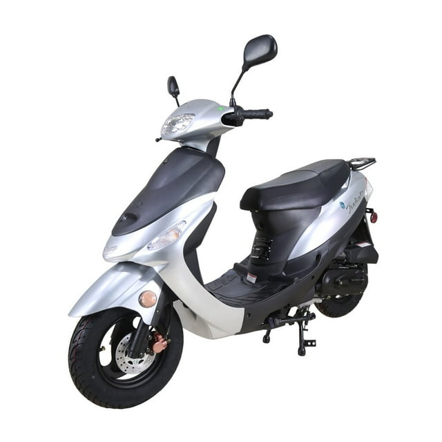 Tao Motor 50cc Adult Street Legal Gas Scooter Pony 50, Stylish Black ...
