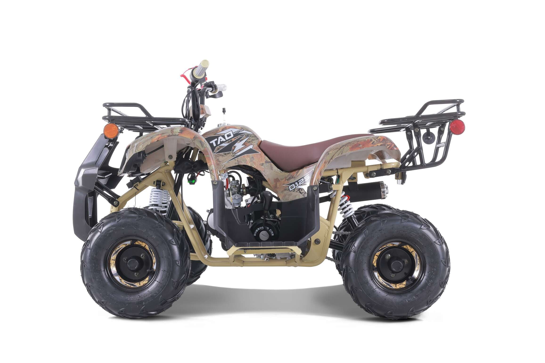 Tao Motor D125 107cc 4-Stroke Kids Gas ATV for Beginner Rider with 7 ...