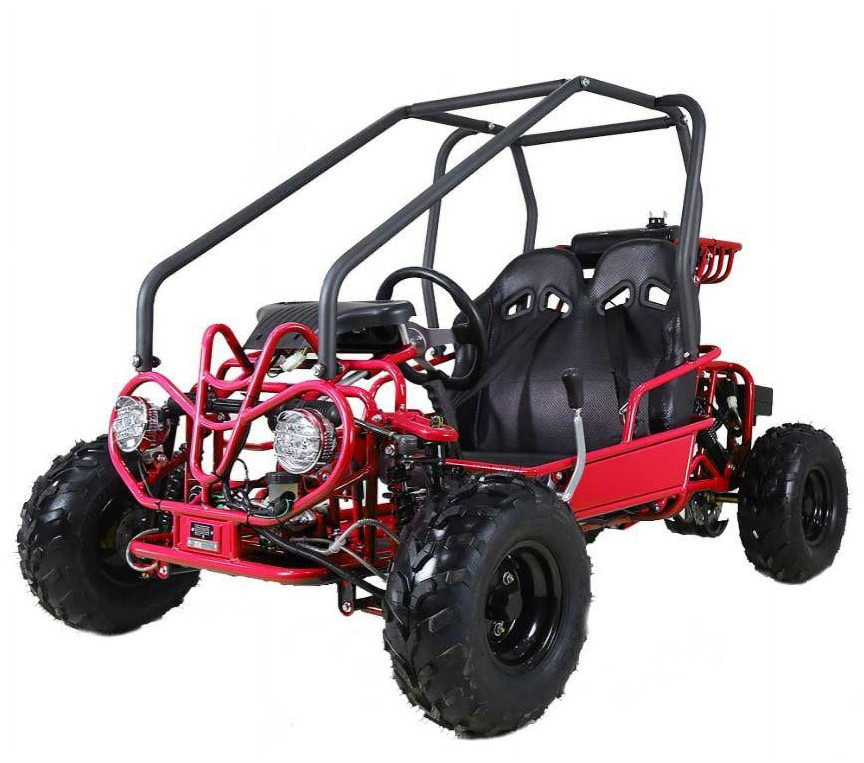 Tao Motor Upgraded GK110 110CC Gasoline Powered Go Kart for Kids, 4 ...