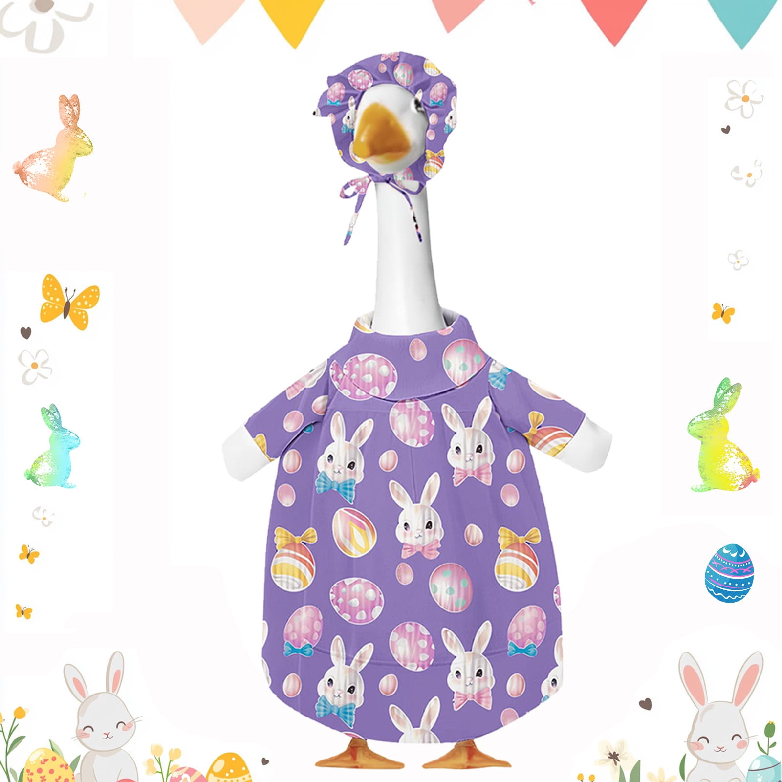 Tao Tao 1 Set Easter Goose Outfit Clothes For Cement Goose Easter ...