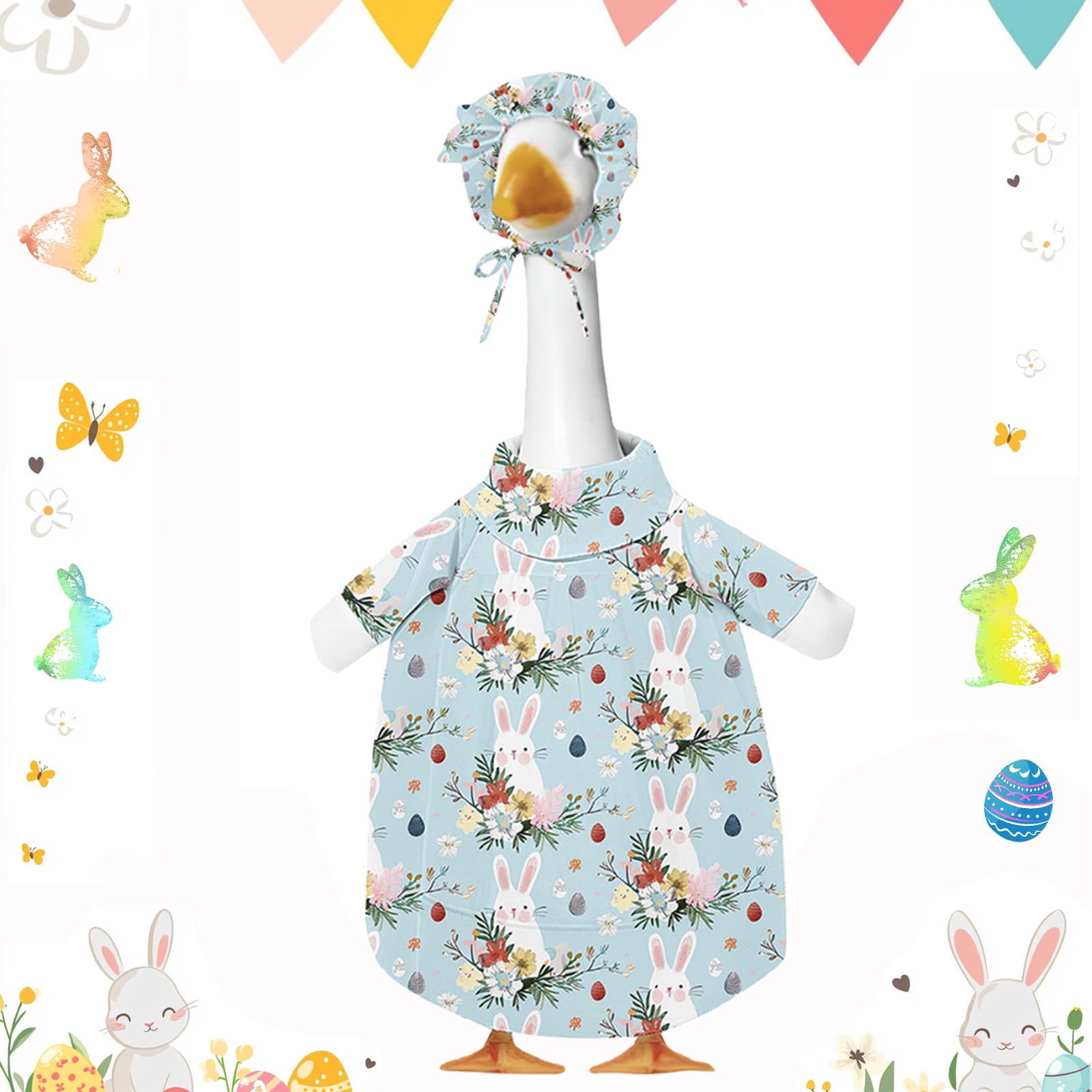 Tao Tao 1 Set Easter Goose Outfit Clothes For Cement Goose Easter ...