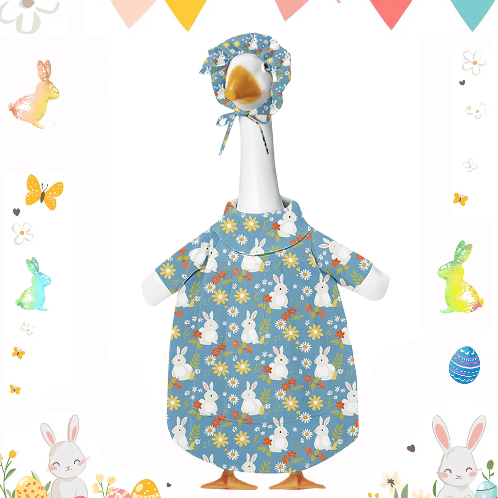 Tao Tao 1 Set Easter Goose Outfit Clothes For Cement Goose Easter ...