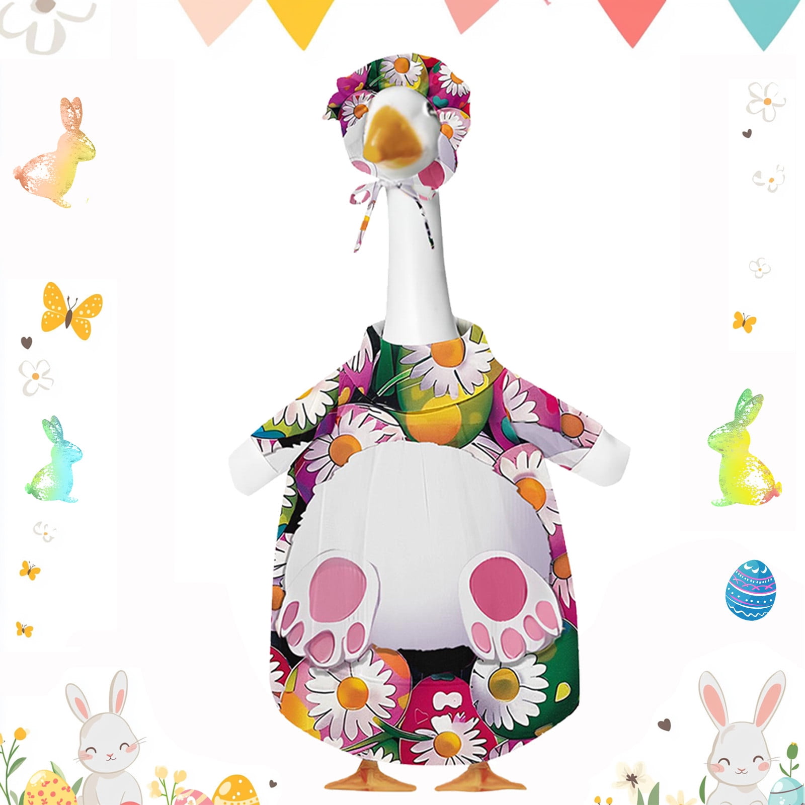 Tao Tao 1 Set Easter Goose Outfit Clothes For Cement Goose Easter ...