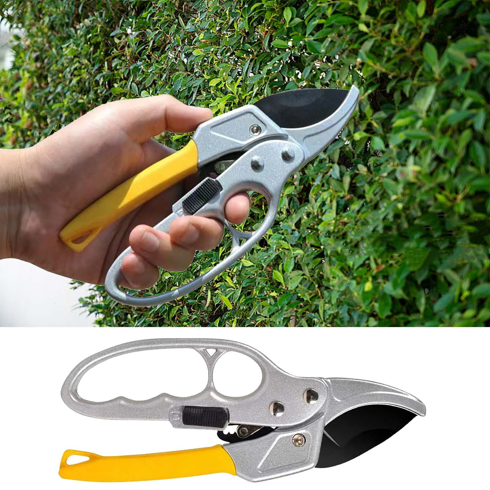 Tao Tao 8" Ratchet Pruning Shears, 5 Times Cutting Power Than Normal ...