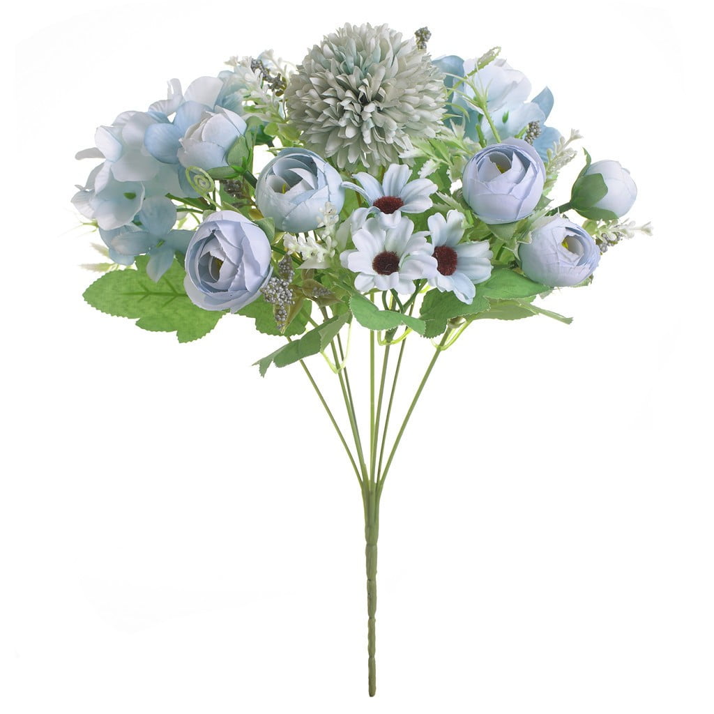 Tao Tao Artificial Flower 7 Forks Tea Bud Onion Ball Green, Fake ...