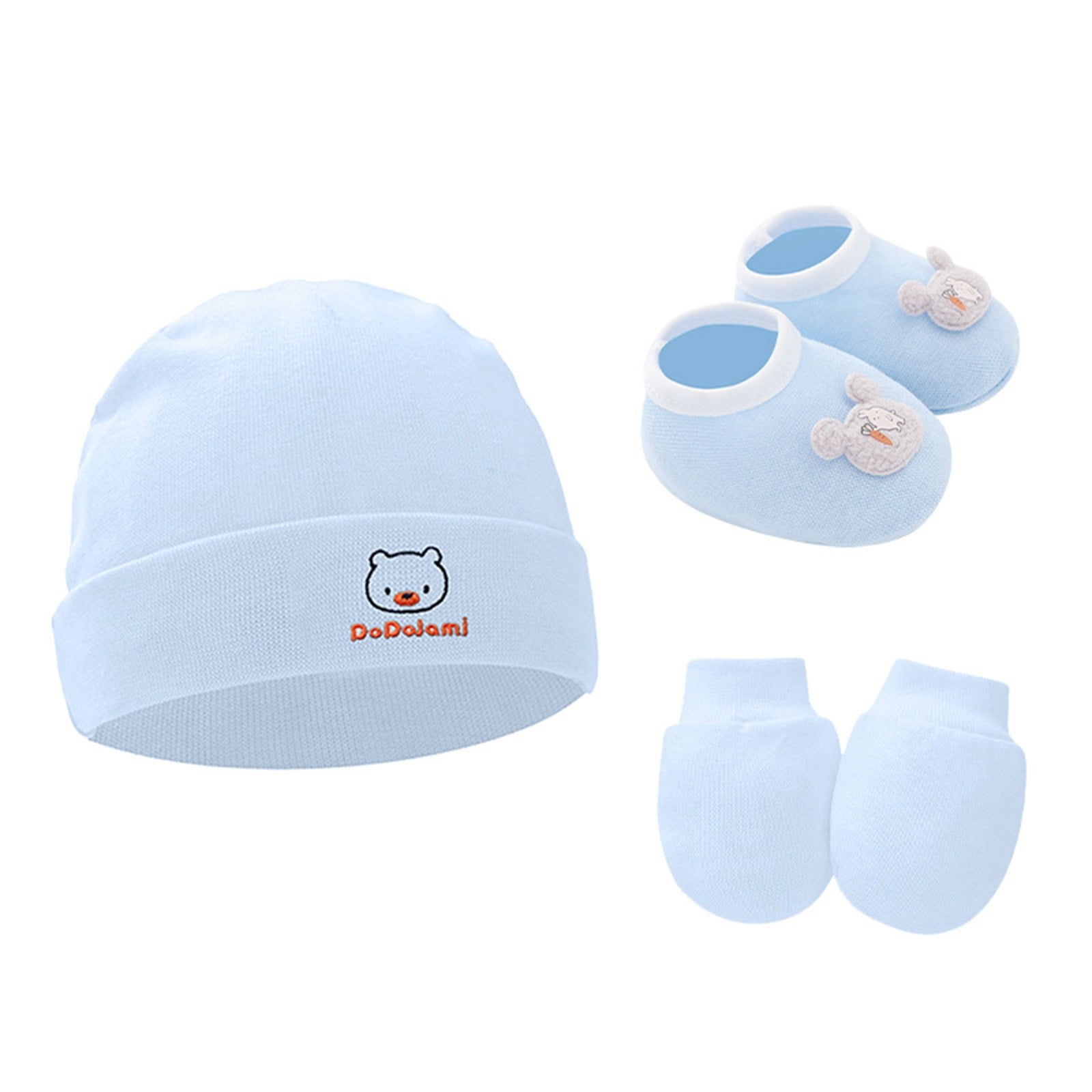 Tao Tao Baby Anti Scratching Soft Cotton Gloves Foot Cover Hat Set ...