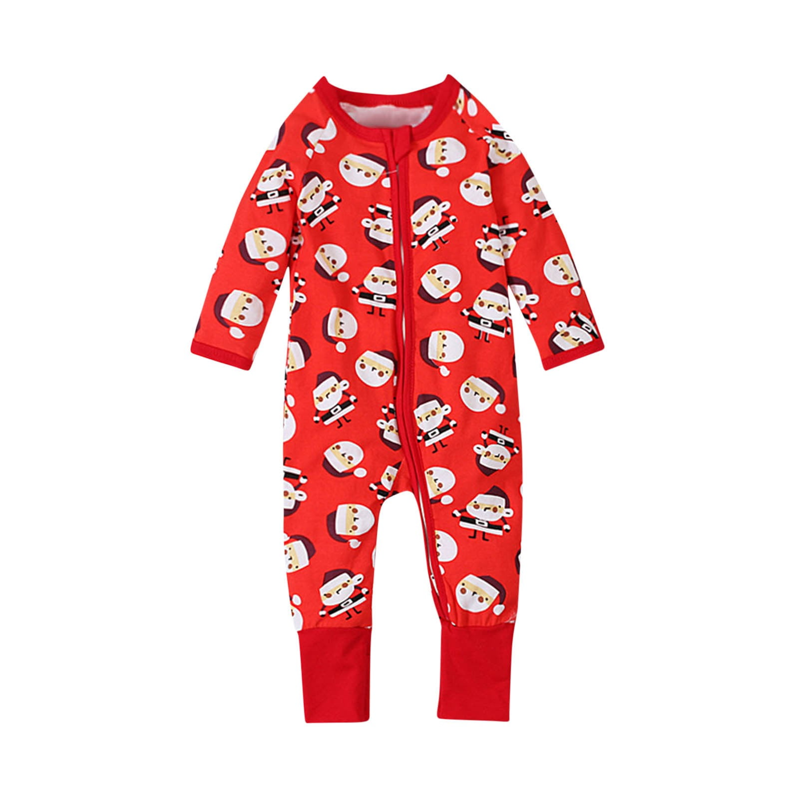 Tao Tao Baby Christmas Pajamas Knitting Cotton Jumpsuit- Baby Infant ...