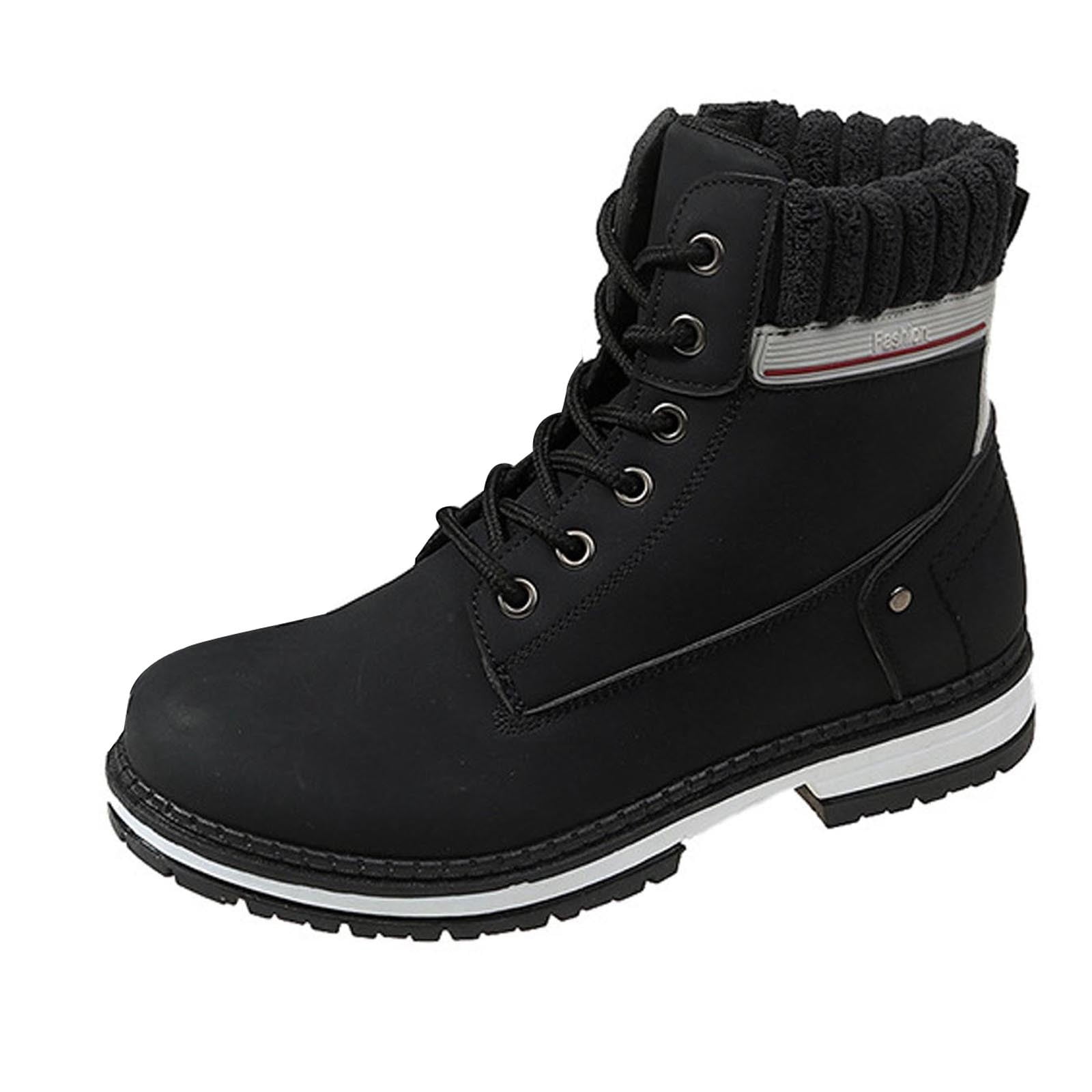Tao Tao Boots For Women Waterproof Fall Winter Ankle Boots Snow Combat ...