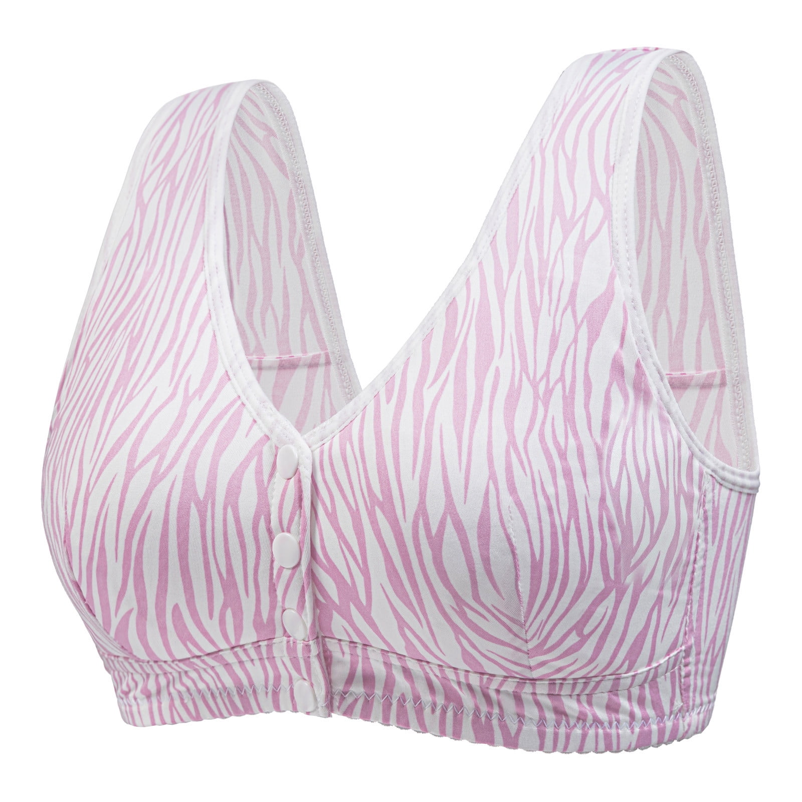 Tao Tao Front Closure Bras for Older Women Gathering Plush Size Bra ...
