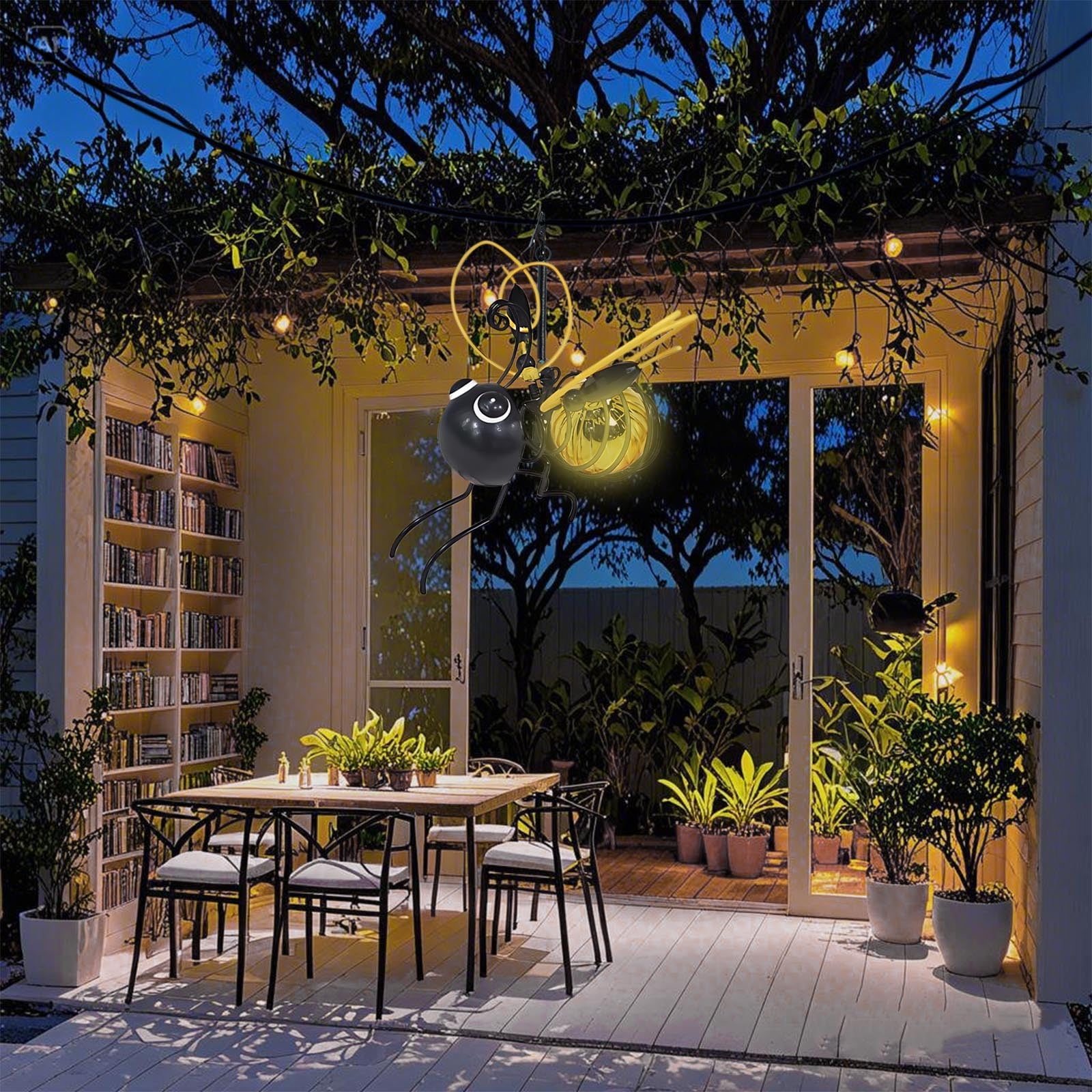 Tao Tao Hanging Bees Lights Outdoor, Hanging Bee Solar Garden Light,New ...