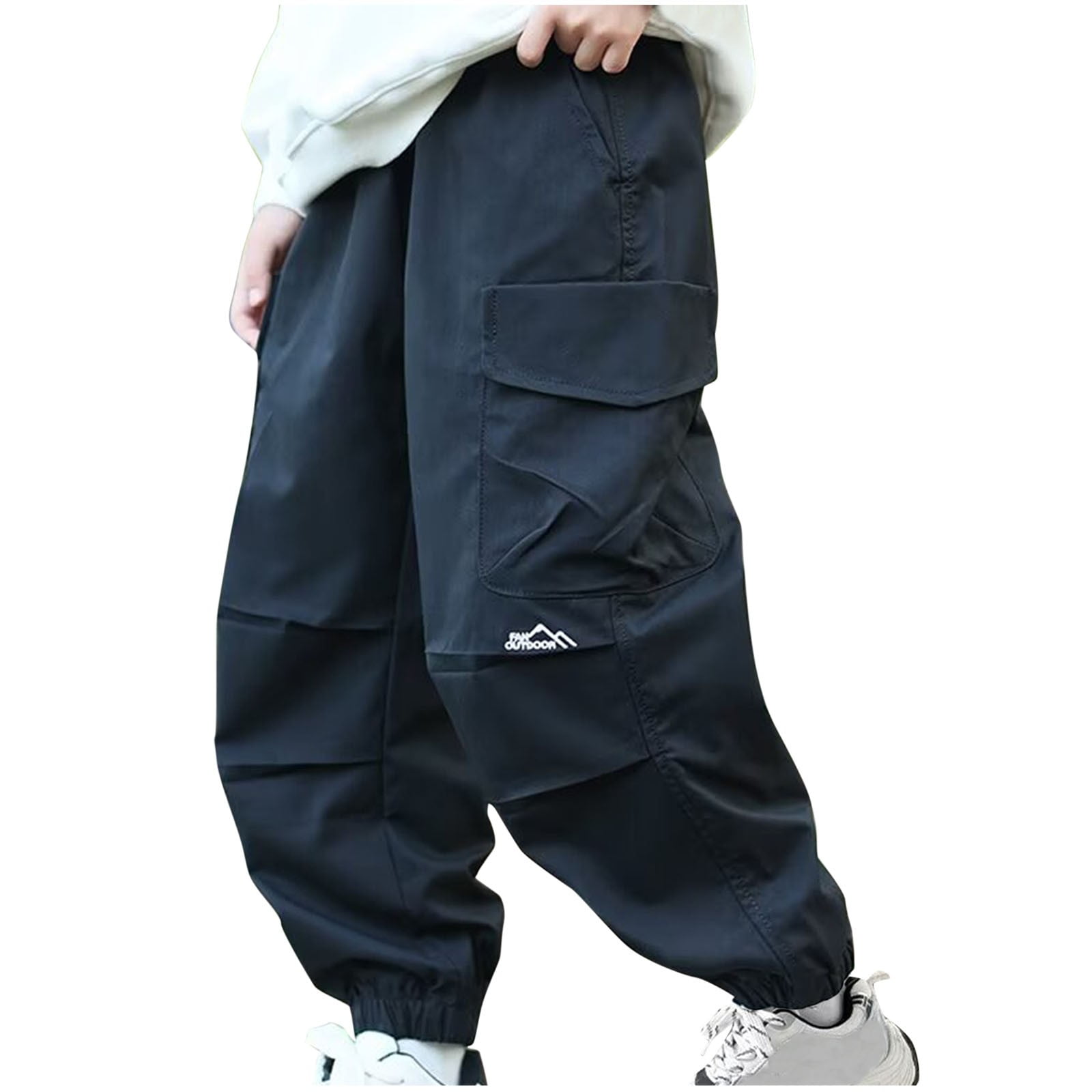 Tao Tao Kids Boys Girls Cargo Pants Baggy Clothing Multi Pockets High ...
