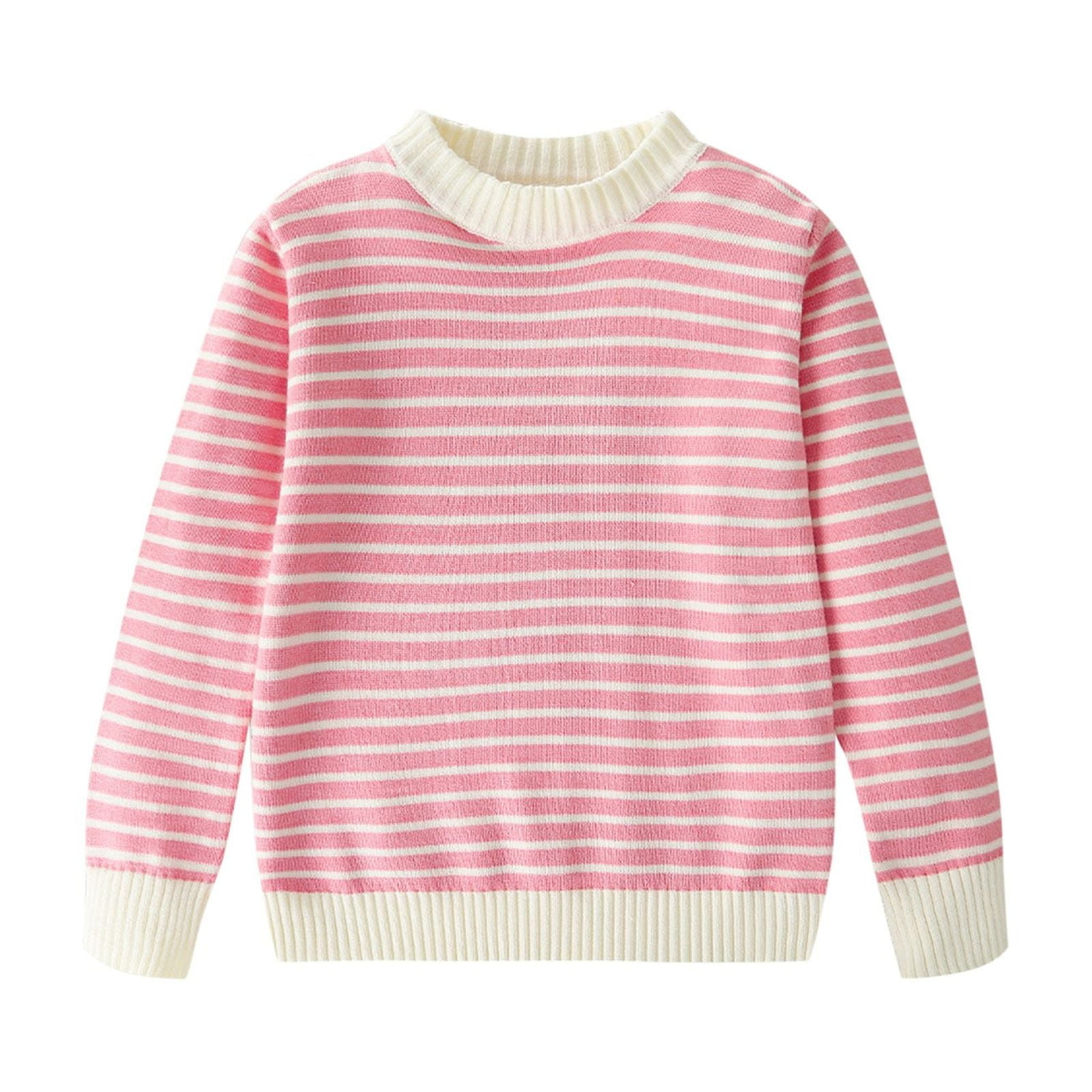 Tao Tao Kids Girl Boy Loose Fit Sweater For Child Crew Neck Long Sleeve ...