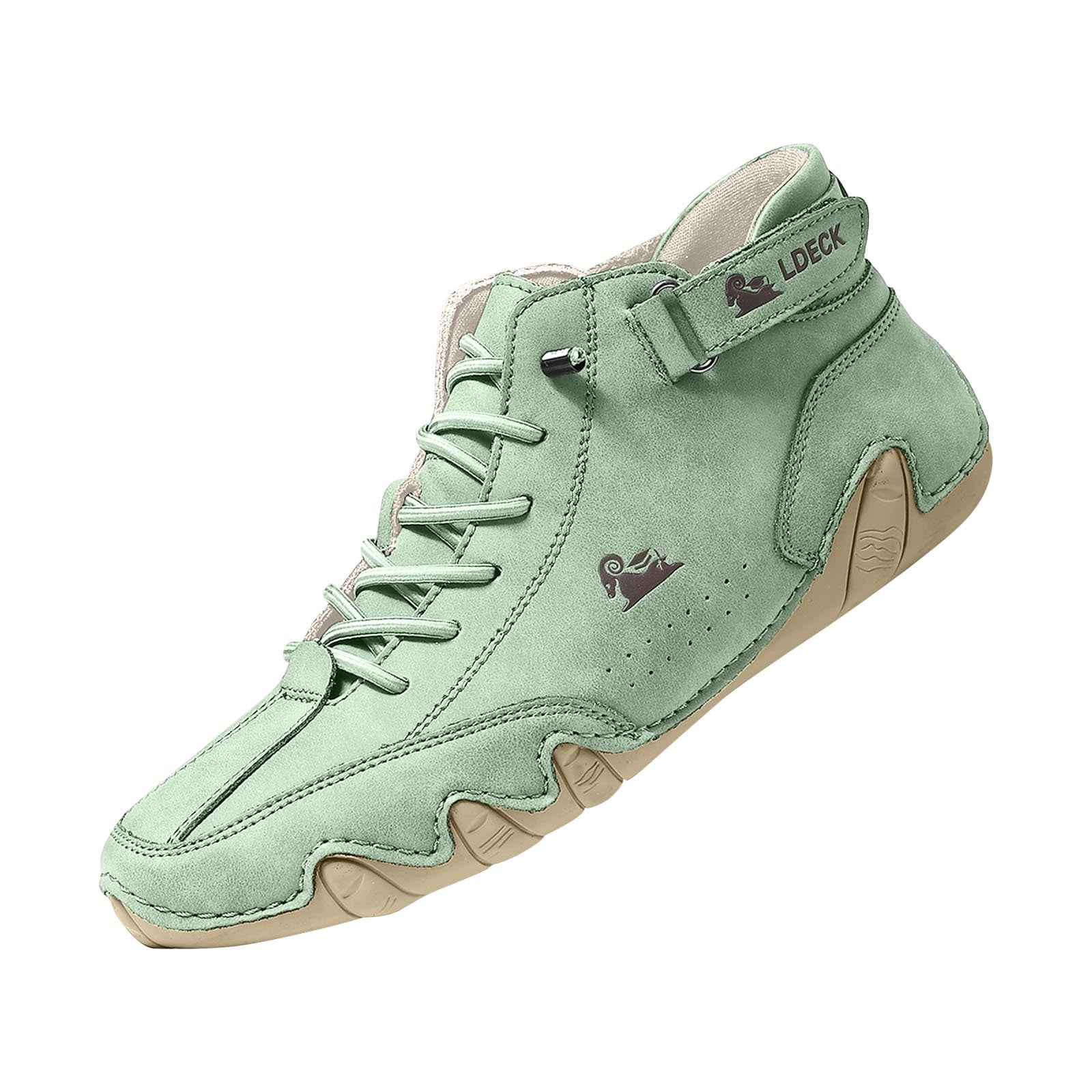 Tao Tao Men's Casual Suede Lace Up Flats Ankle Boots,Handmade High Top ...