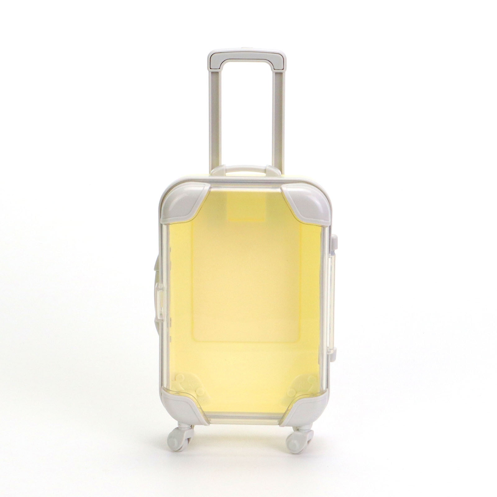 Tao Tao Mini Empty Luggage Storage Box Mini Transparent Suitcase Clear ...