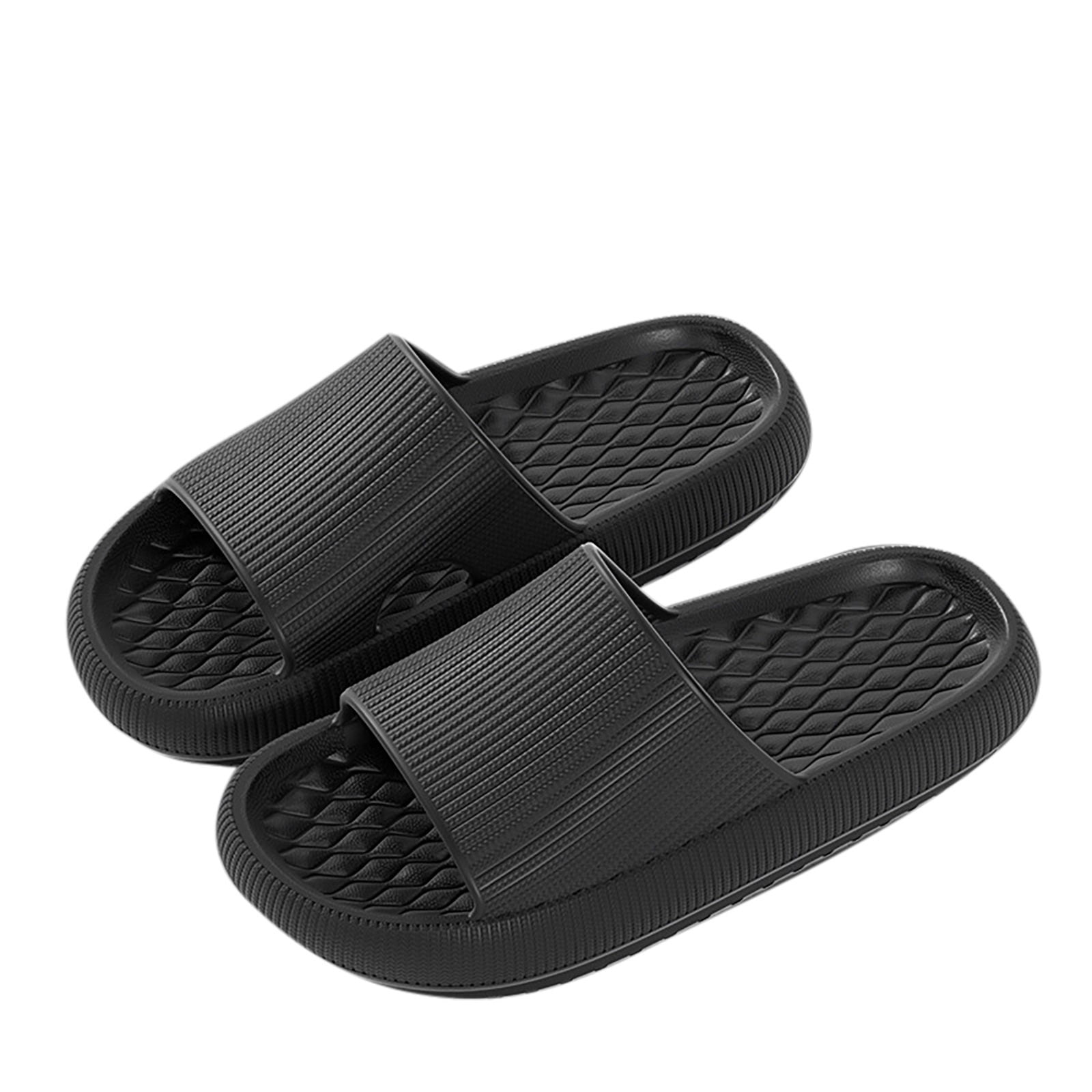 Tao Tao Pillow Slippers for Women and Men Rubber Cloud Slides House ...