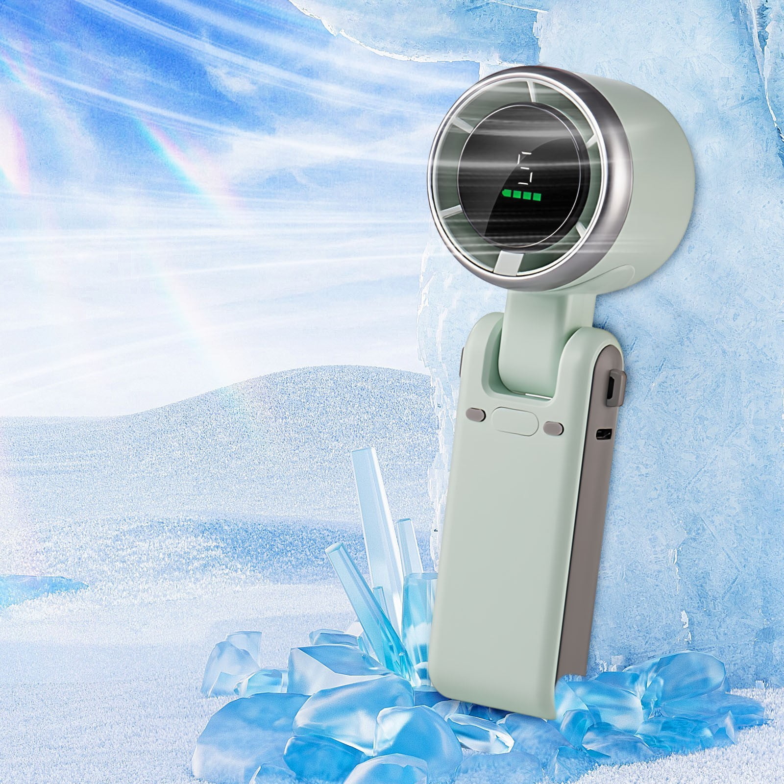 Tao Tao Portable Handheld Turbo Fan, Foldable Handheld Fans ...