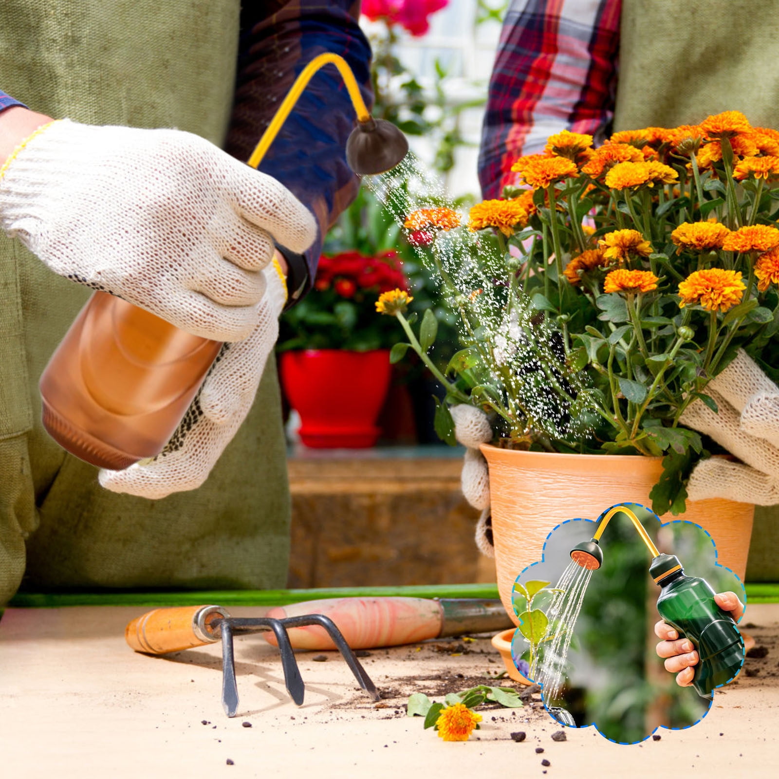 Tao Tao Squeeze Watering Can Pot,Squirt Irrigation Bottle Succulent ...