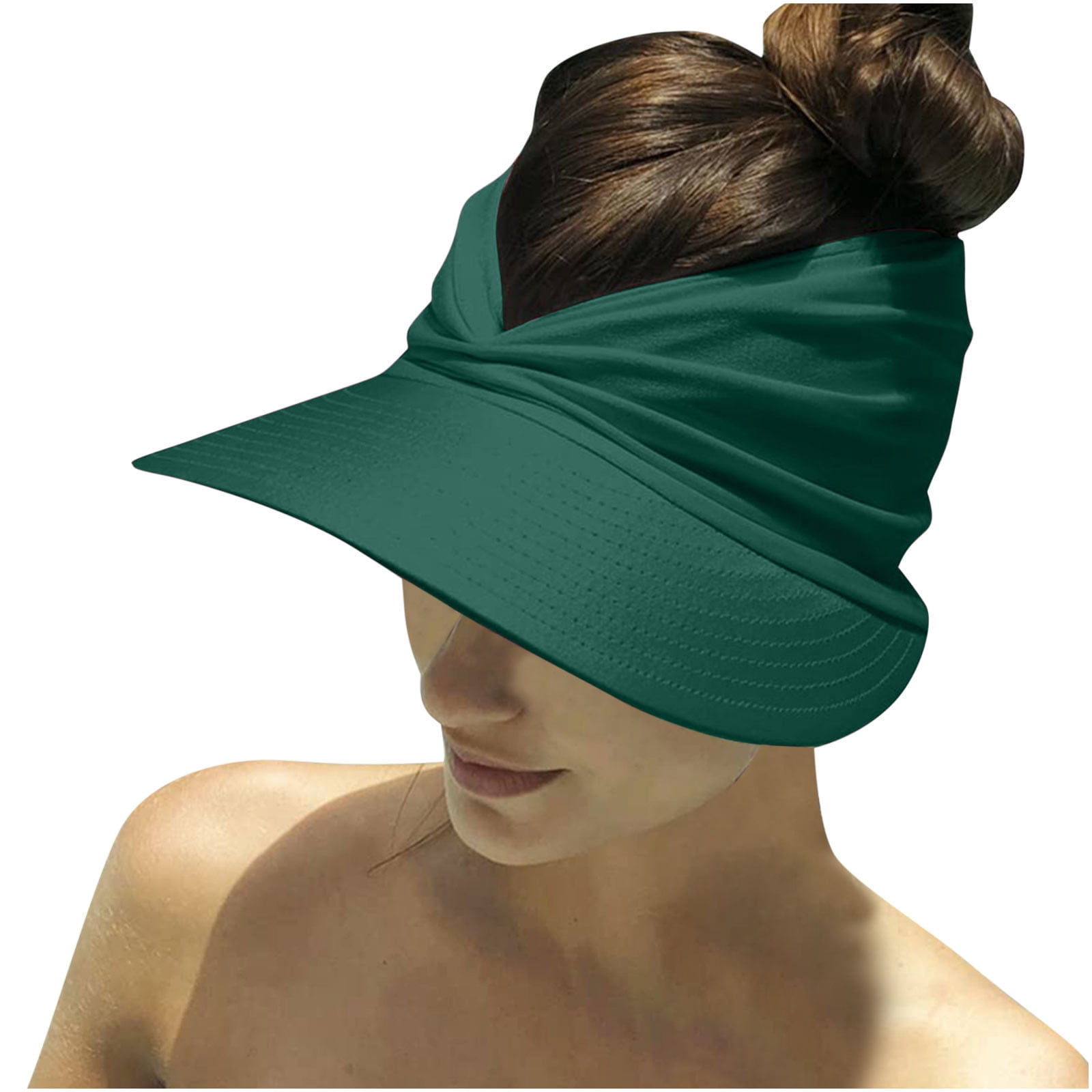 Tao Tao Sun Hat Women Sun Beach Visor Cap UV Protection With Wide Brim ...