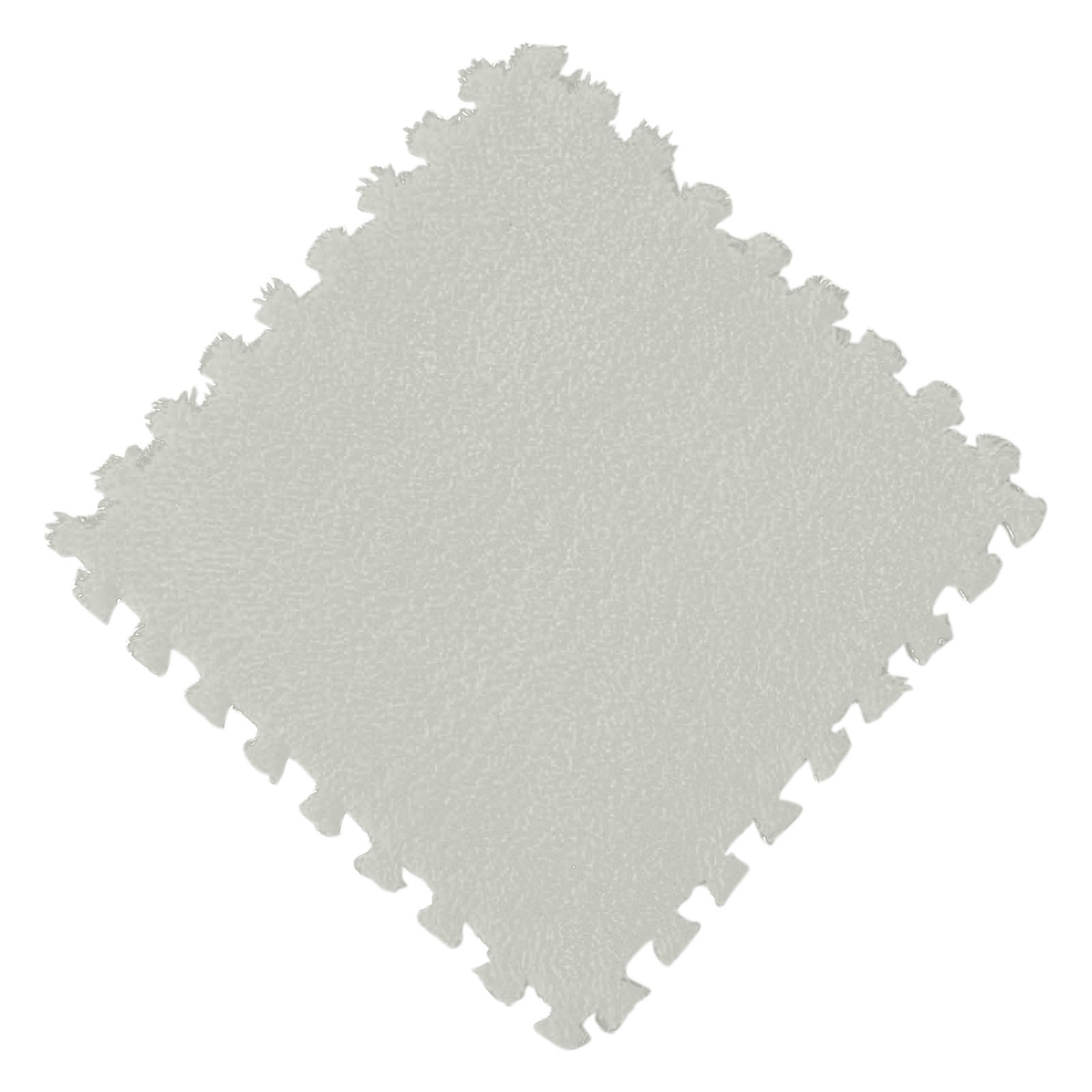 Tao Tao Thickened Plush Foam Interlocking Floor Carpet Mat,11.8x11.8 In ...