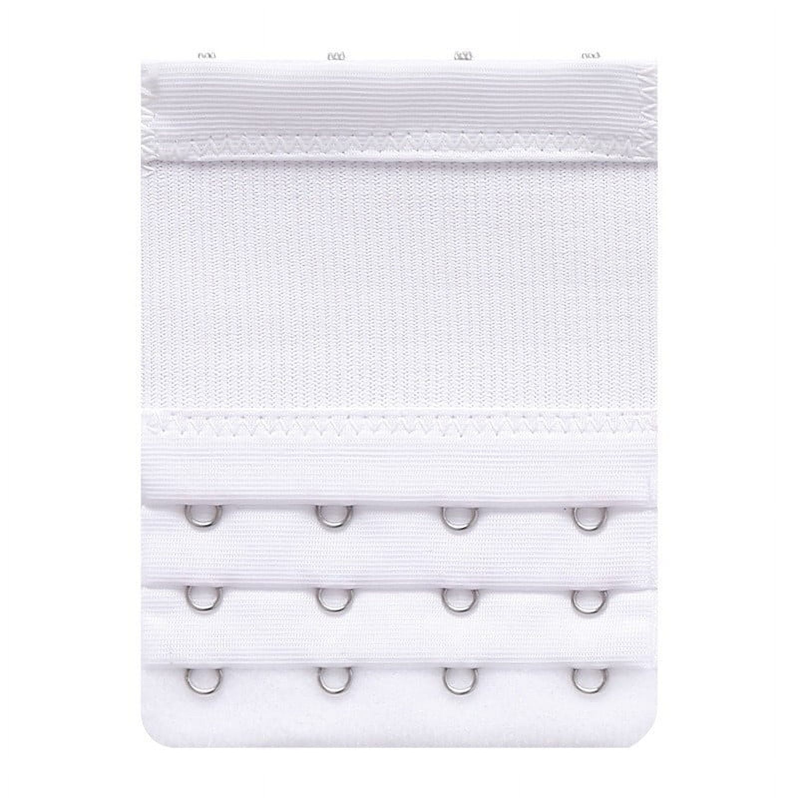 Tao Tao Women Bra Extender 4 Hooks 3 Rows Elastic Bra Band Hook Strap ...