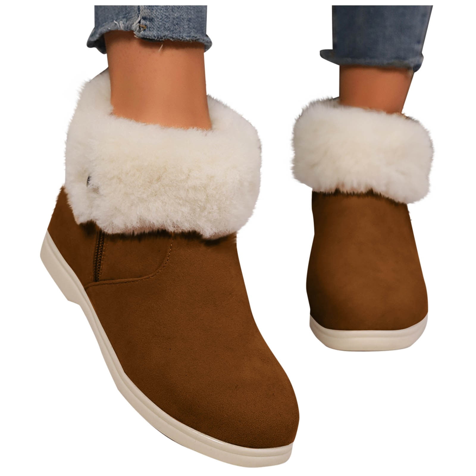 Tao Tao Women Memory Foam Bootie Slippers, Warm Cozy Micro Suede ...