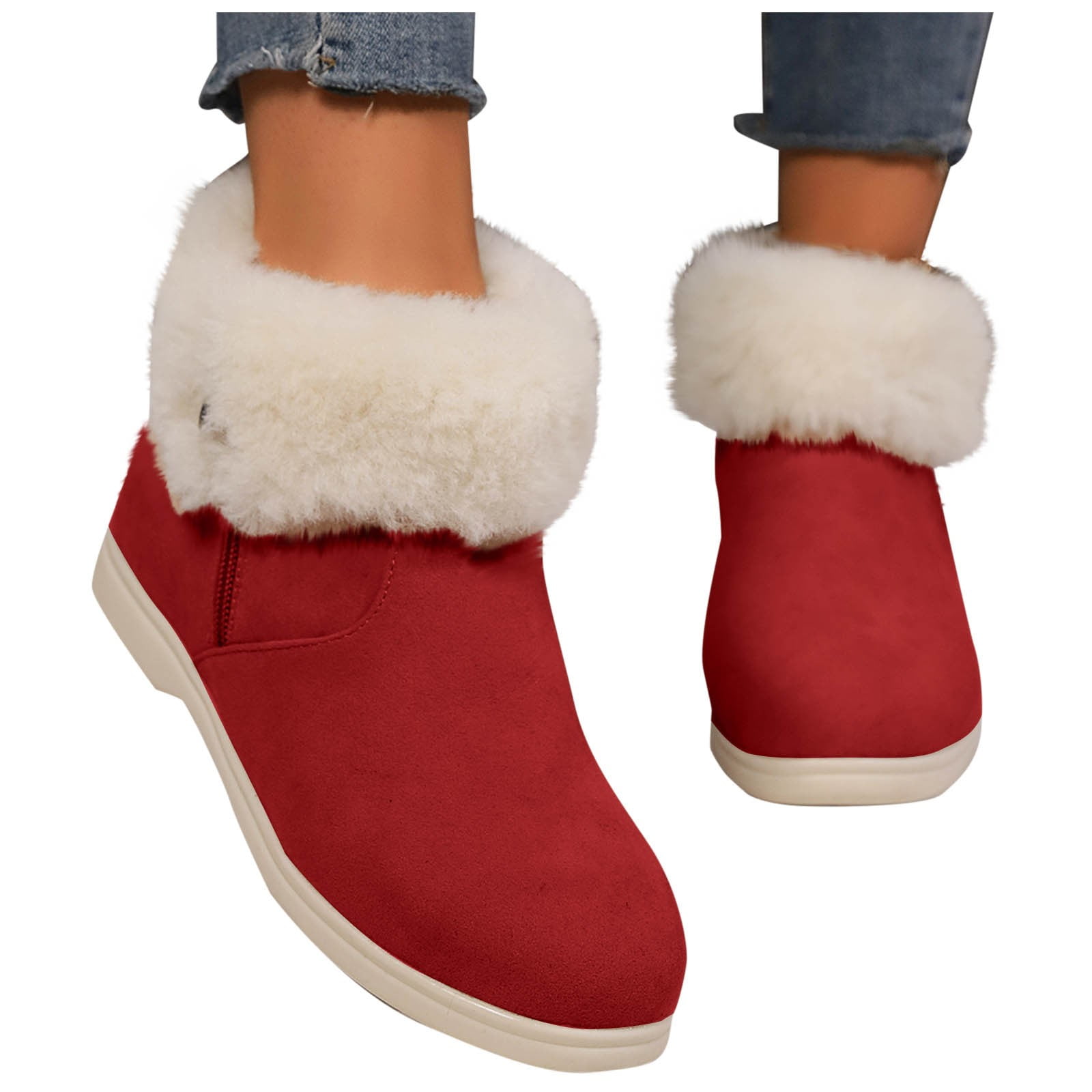 Tao Tao Women Memory Foam Bootie Slippers, Warm Cozy Micro Suede ...