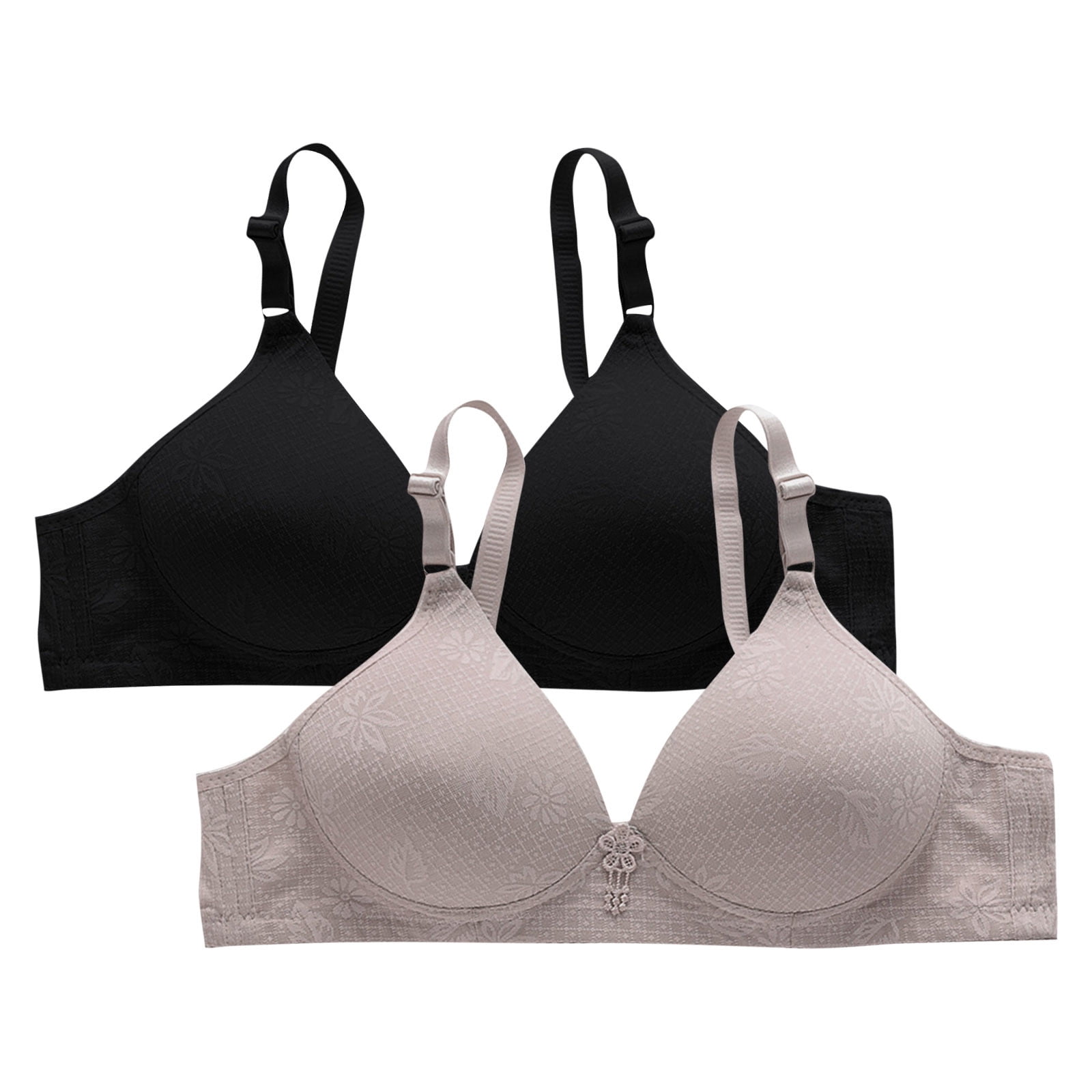 Tao Tao Women’s Pack of 2 Classic Style Underwire Supportive Padded ...