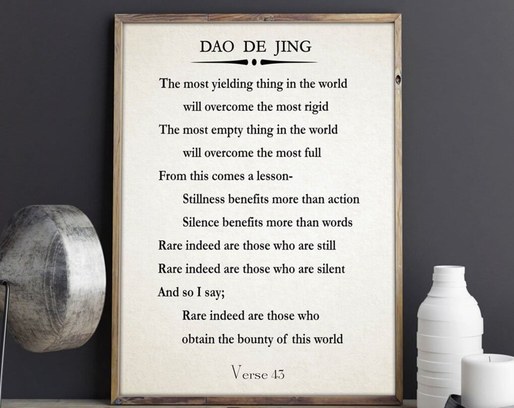 Tao Te Ching By Lao Tzu Quote Meditation Quote Power Quote Large Book ...