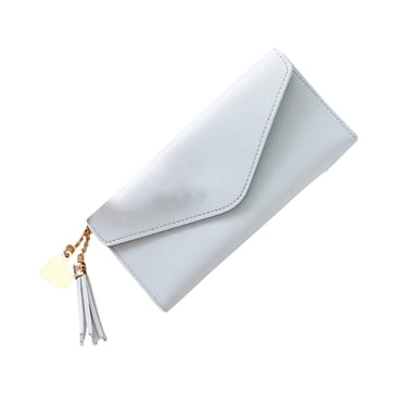 Ferragamo Asymmetrical Flap Leather Compact Wallet On Chain, Brown ...