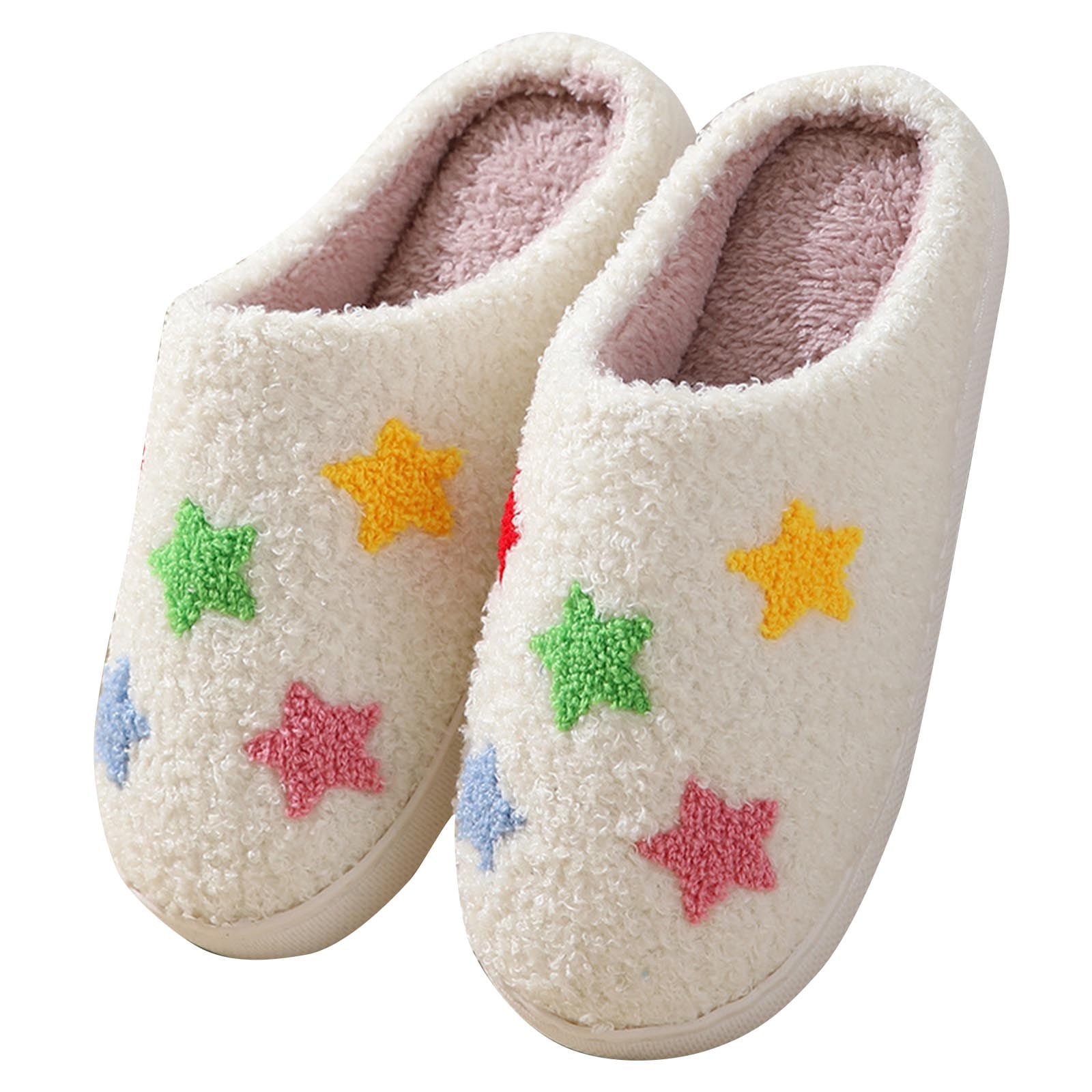 Tao Tao Unisex Cartoon Slippers For Womens Mens Cute Slippers Plush ...