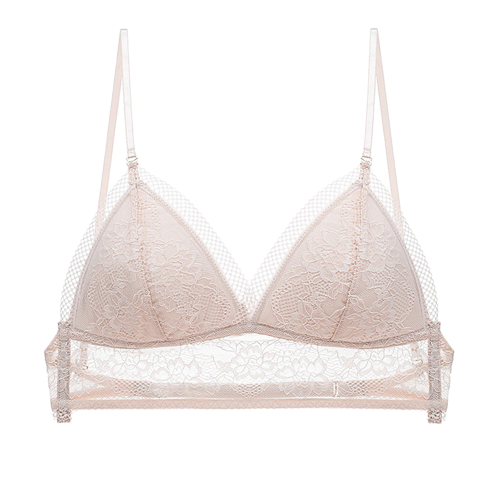 Tao Women's Bra - Low Back Wireless Lifting Lace Bra, Women's Low Back ...