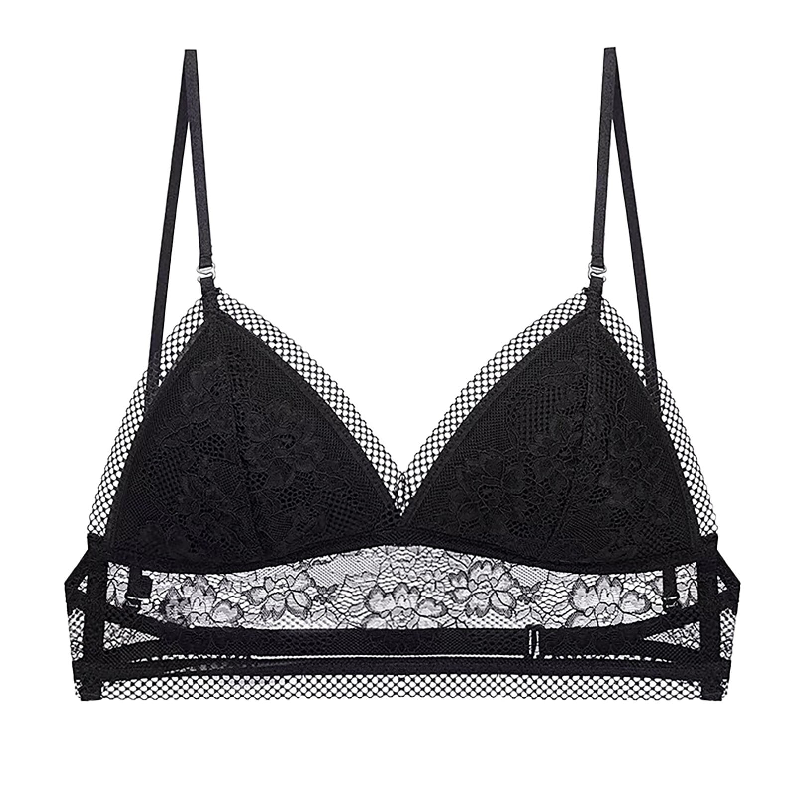 Tao Women's Bra - Low Back Wireless Lifting Lace Bra, Women's Low Back ...