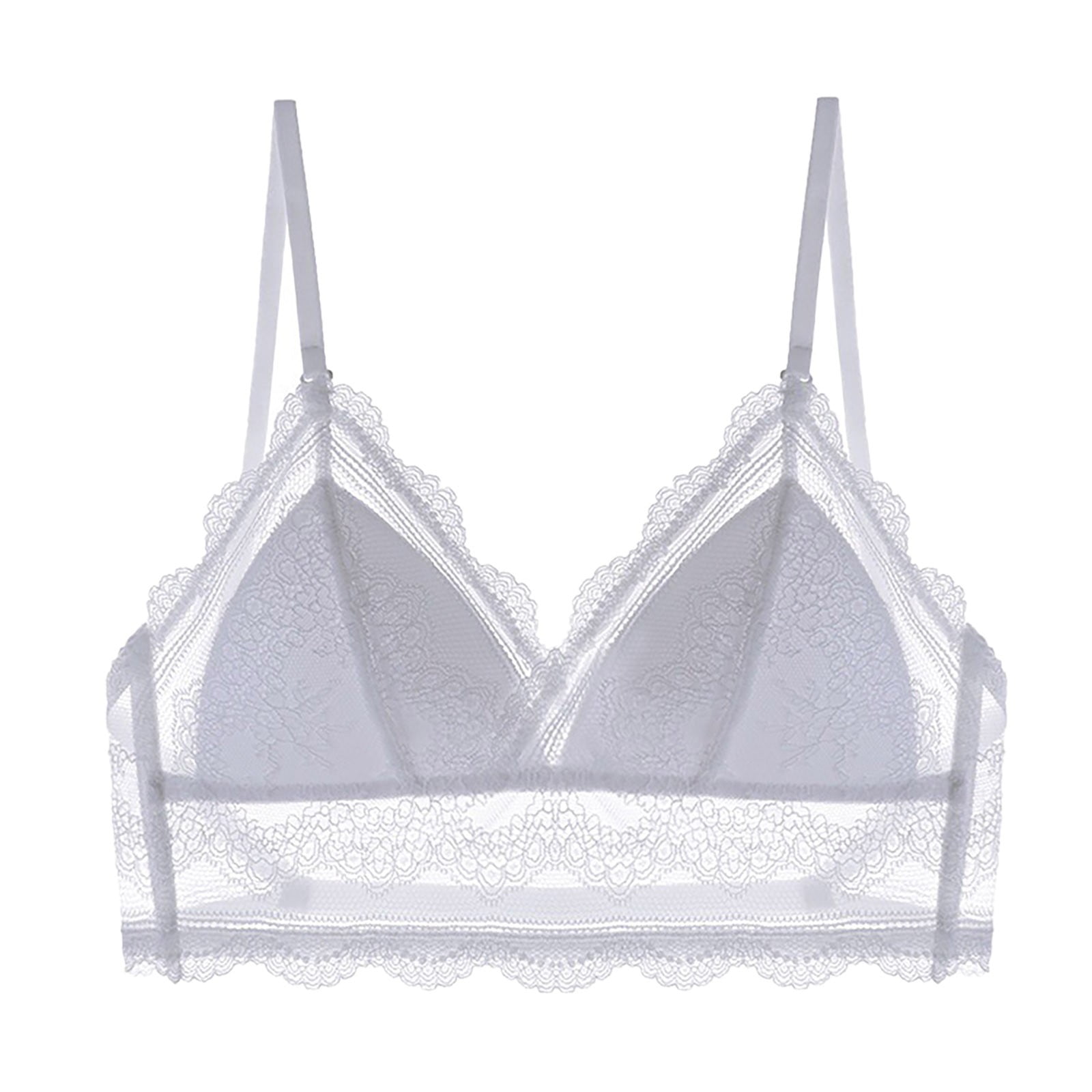 Tao Women's Bra - Low Back Wireless Lifting Lace Bra, Women's Low Back ...