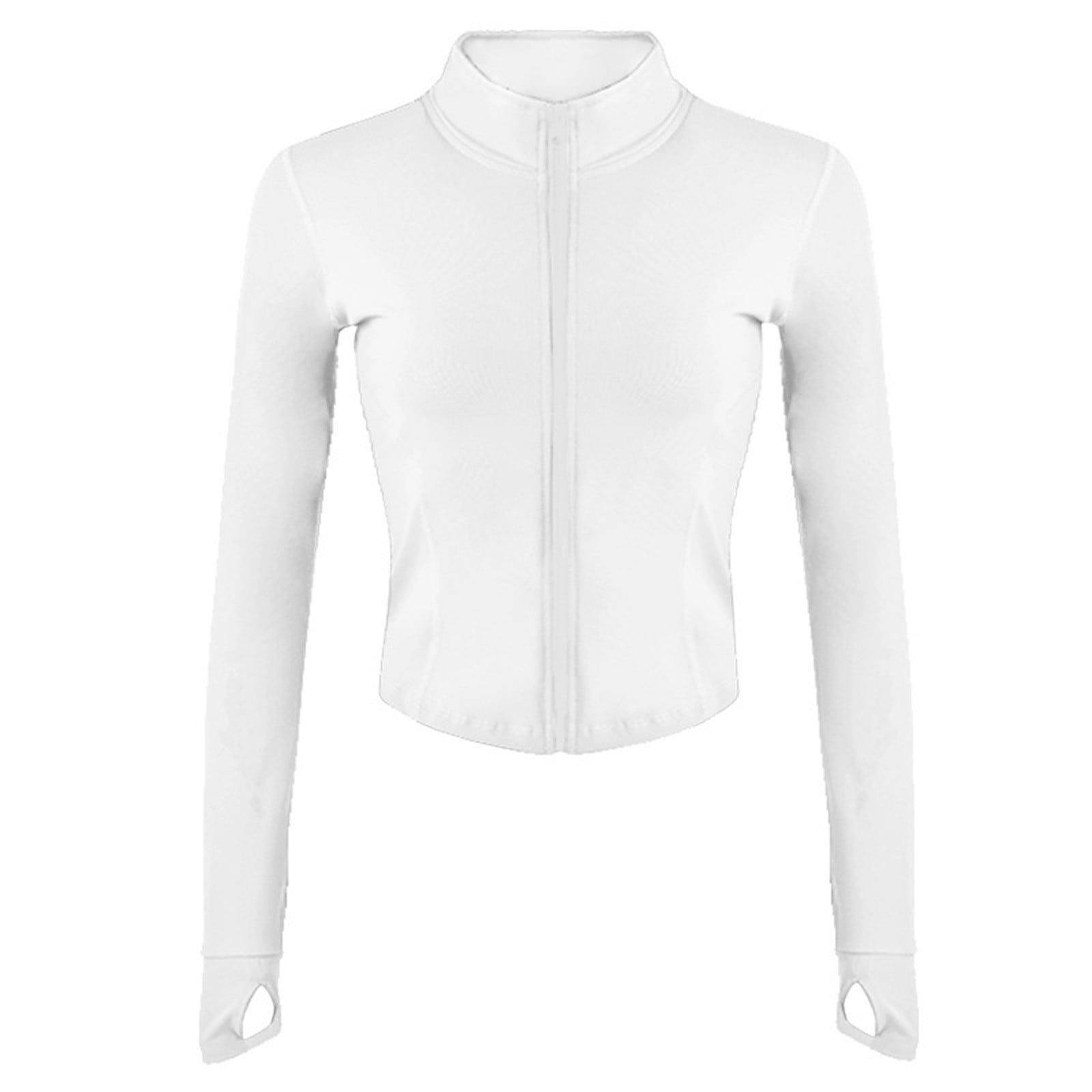 Tao Tao Womens Lightweight Full Zip Running Track Jacket Workout Slim ...