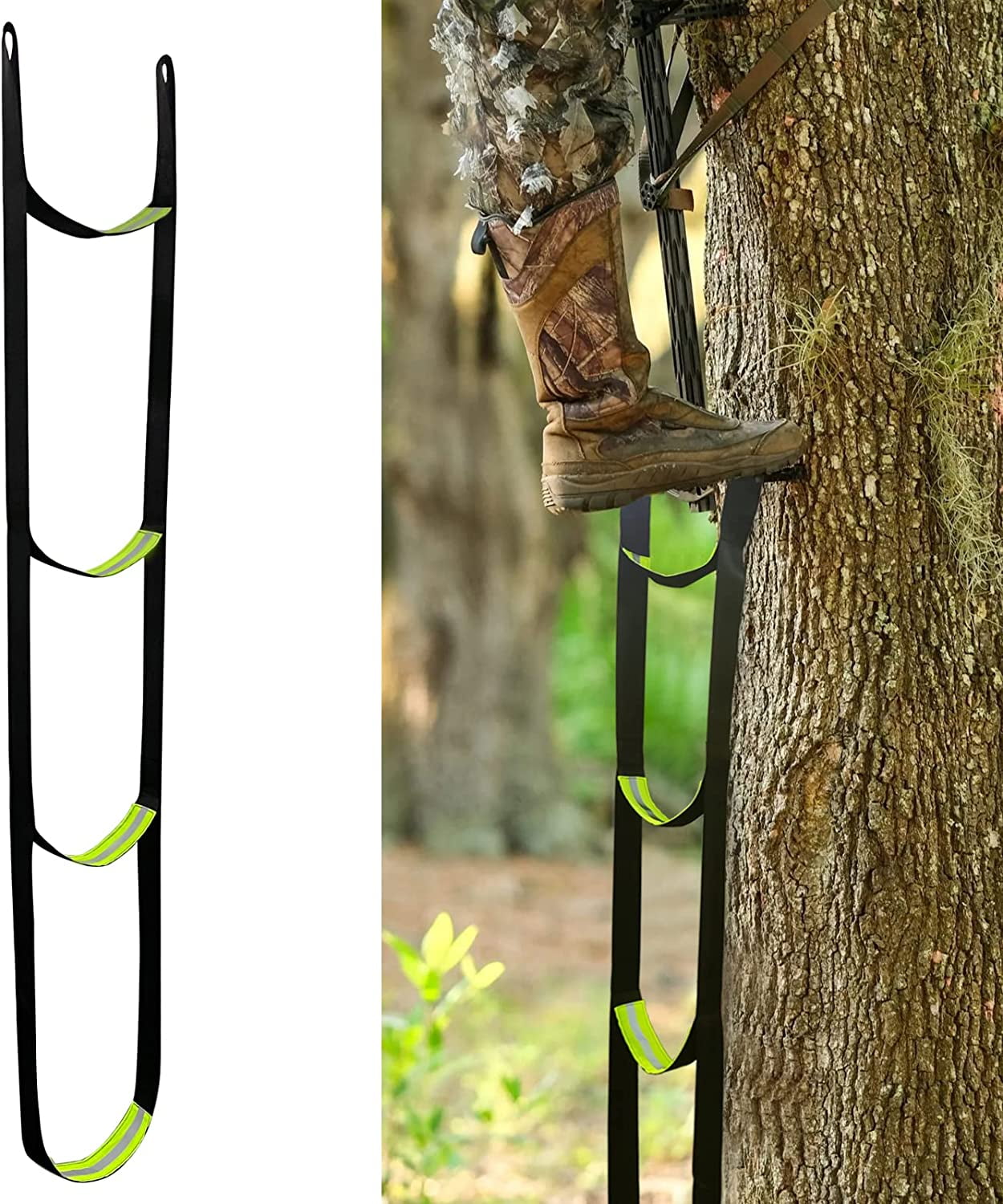 Tao Yuan 3 Step Climbing Aider compatible Hunting, Climbing Stick Aider ...