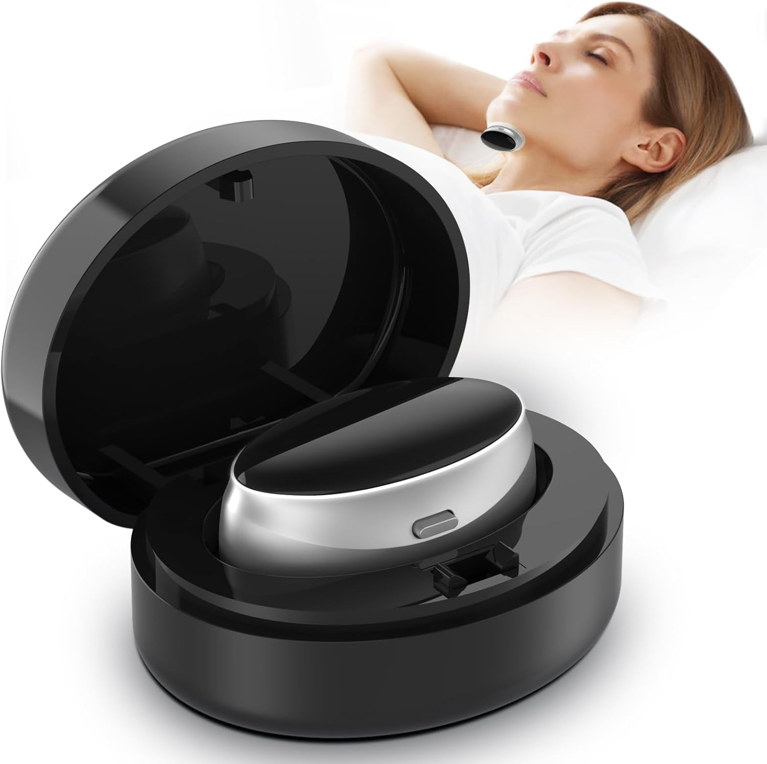 Tao Yuan Anti Snoring Device, Upgraded Electric Snore Stopper Devices with Intelligent Throat ...