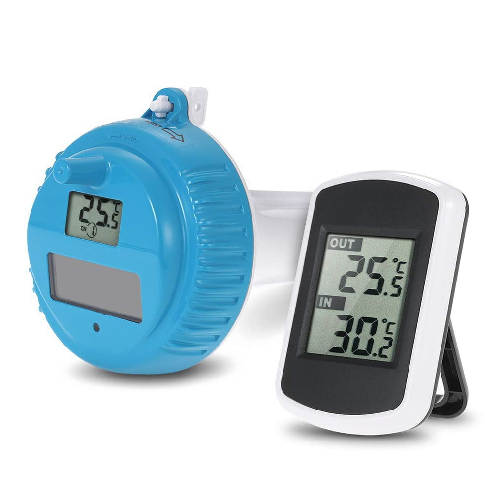Tao Yuan Pool Thermometer Wireless Pool Thermometer Floating Easy Read