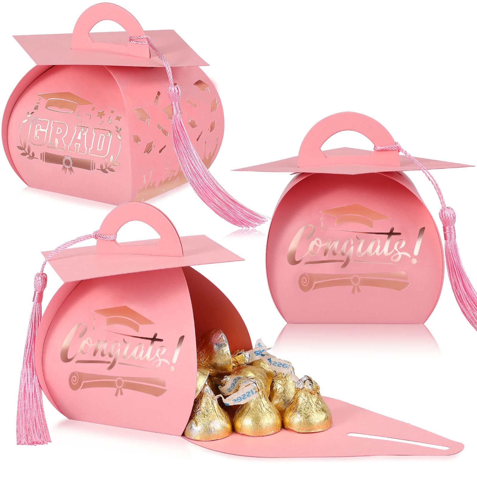 TaoBary 30 Pcs Graduation Cap Gift Boxes Graduation Decorations Class ...