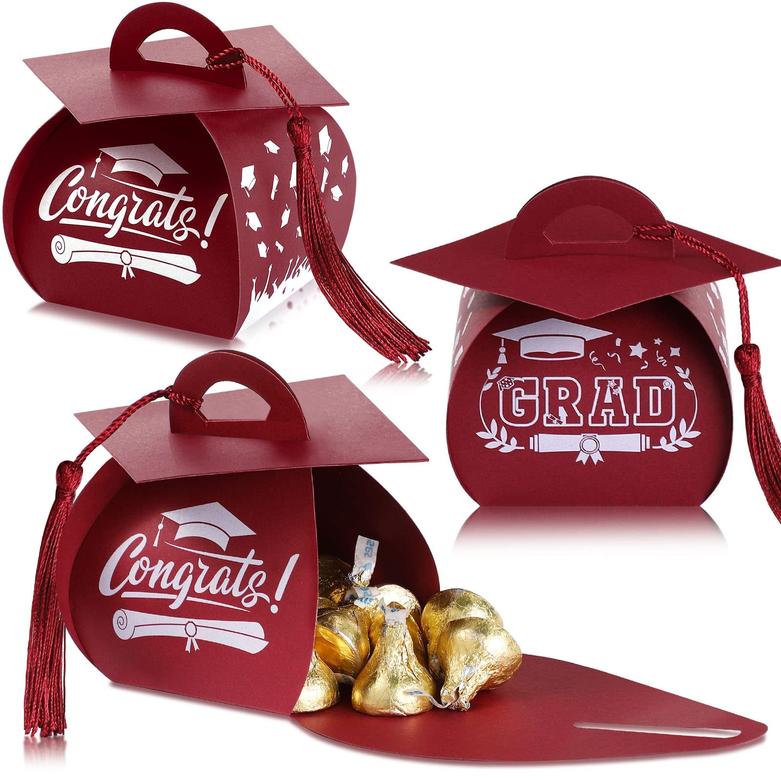 TaoBary 30 Pieces Graduation Cap Candy Box 2025 Graduation Prom Boxes ...
