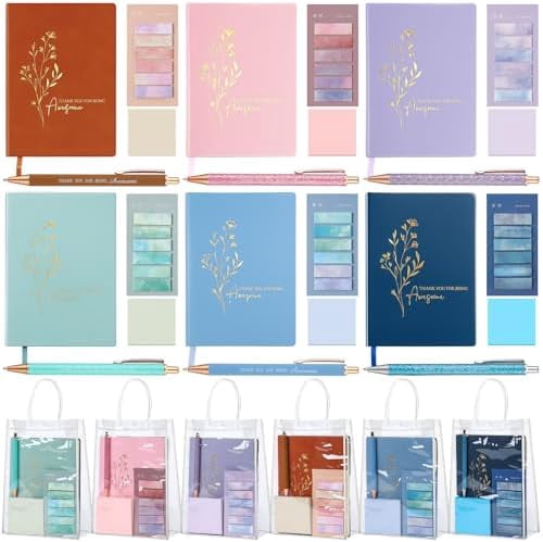 TaoBary 6 Sets Journals Employee Appreciation Gift Bulk Journals ...