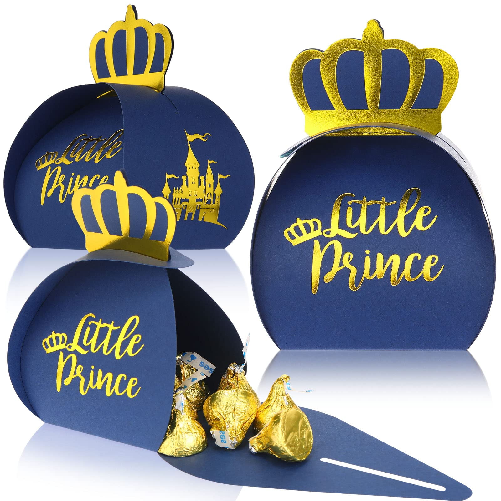 TaoBary Little Prince Princess STF9 Candy Boxes Royal Baby Shower ...
