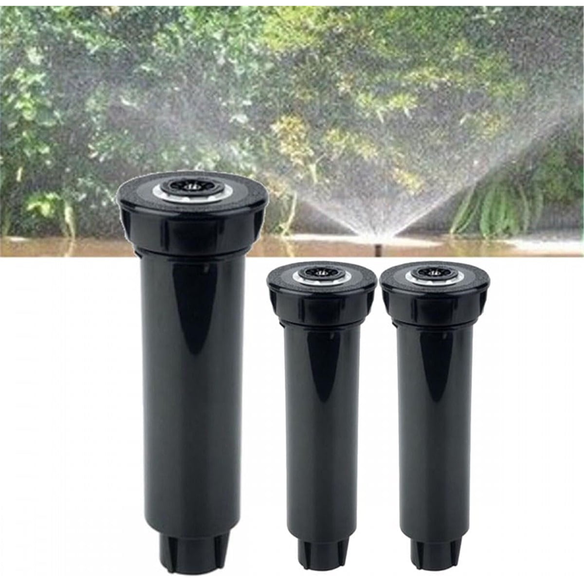 TaoLeHui 25°-360° Adjustable Spray Head, Pop-Up Lawn Sprinkler Anti ...