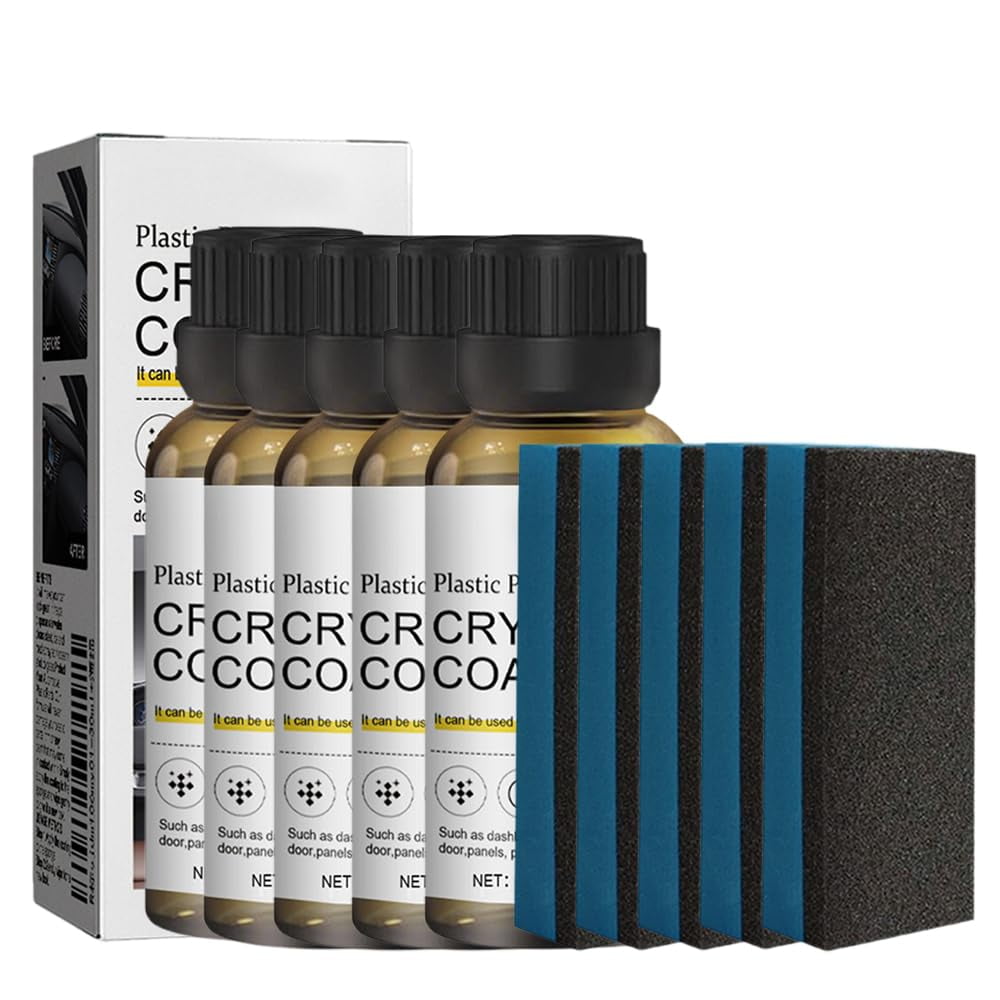 TaoLeHui Car Plastic Restorer Kit - 2025 Upgraded Crystal Coating for ...