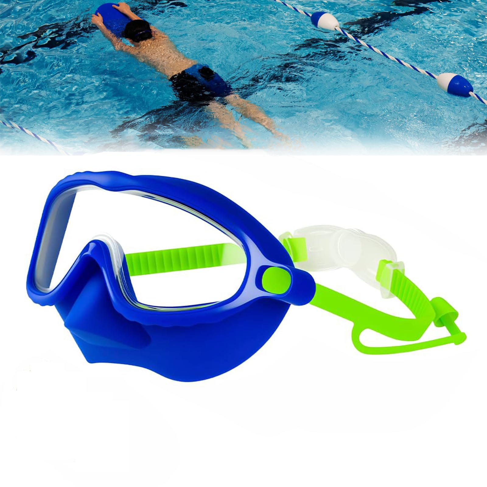 TaoLeHui Children's Large Frame Waterproof and Anti Fog Swimming ...
