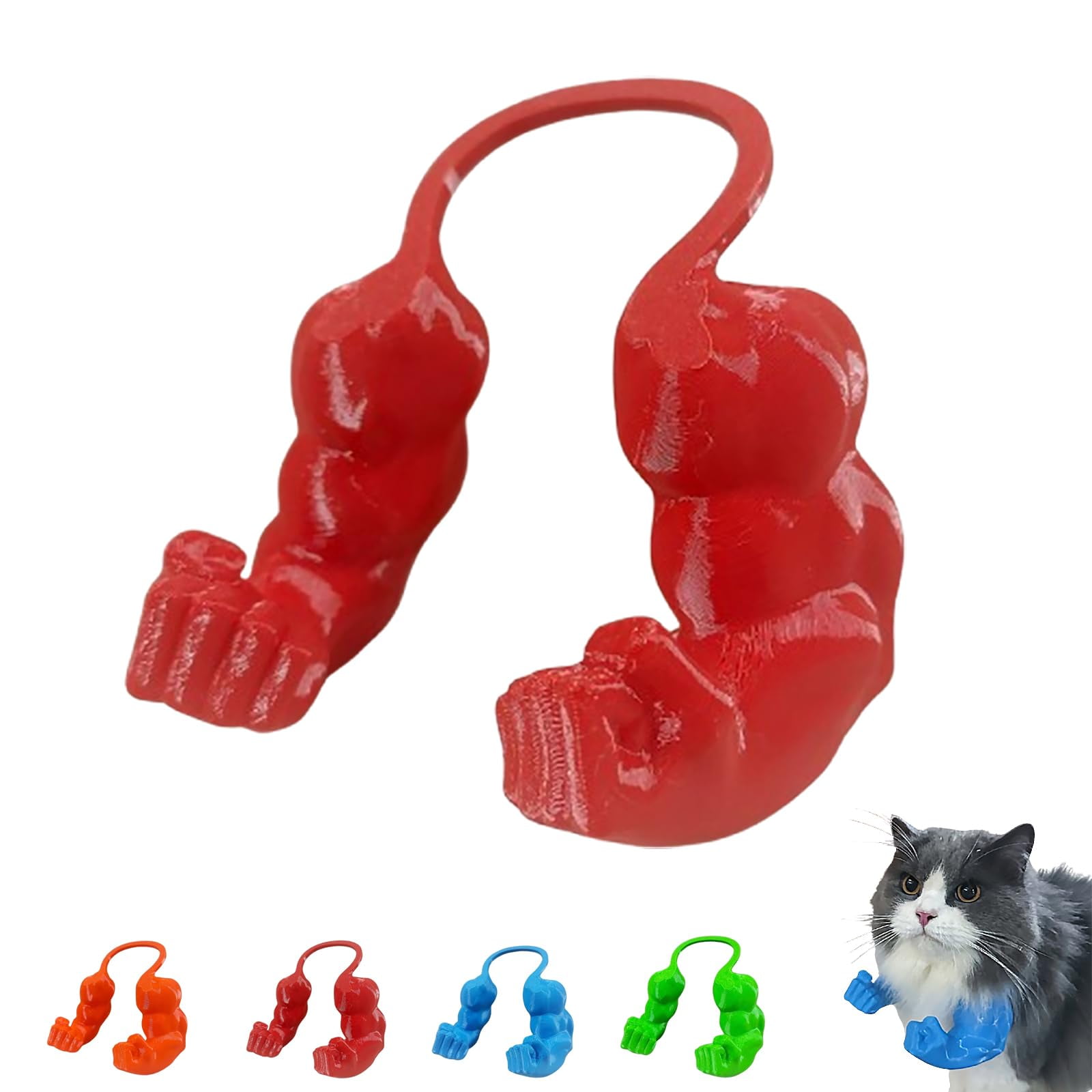 TaoLeHui Creative Strongman Giant Arms, Cat Muscle Arms, 3D Printed Cat ...
