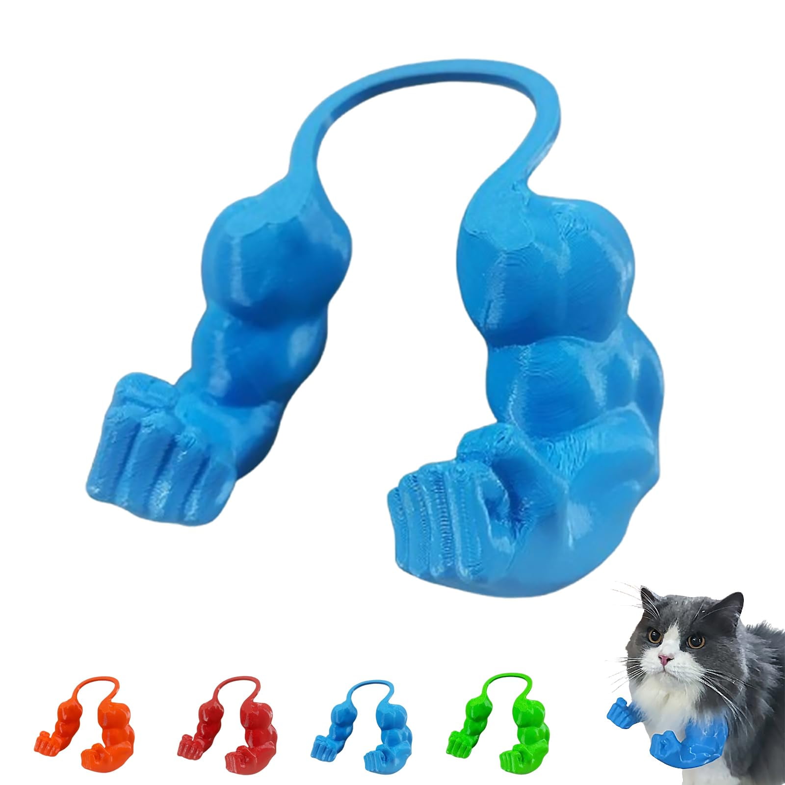 TaoLeHui Creative Strongman Giant Arms, Cat Muscle Arms, 3D Printed Cat ...