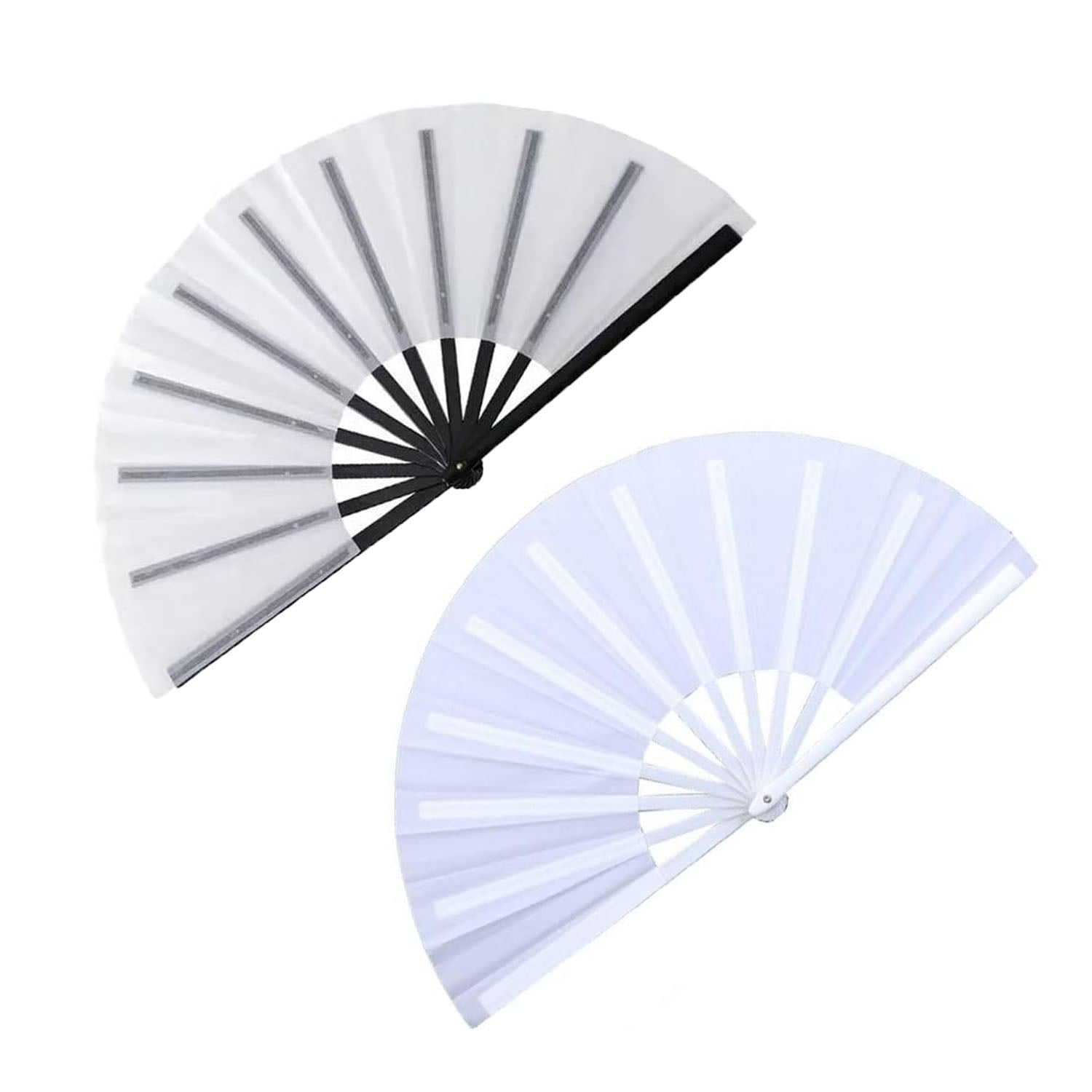 TaoLeHui Customizable Foldable Hand Fan - Dual-Sided Heat Transfer ...