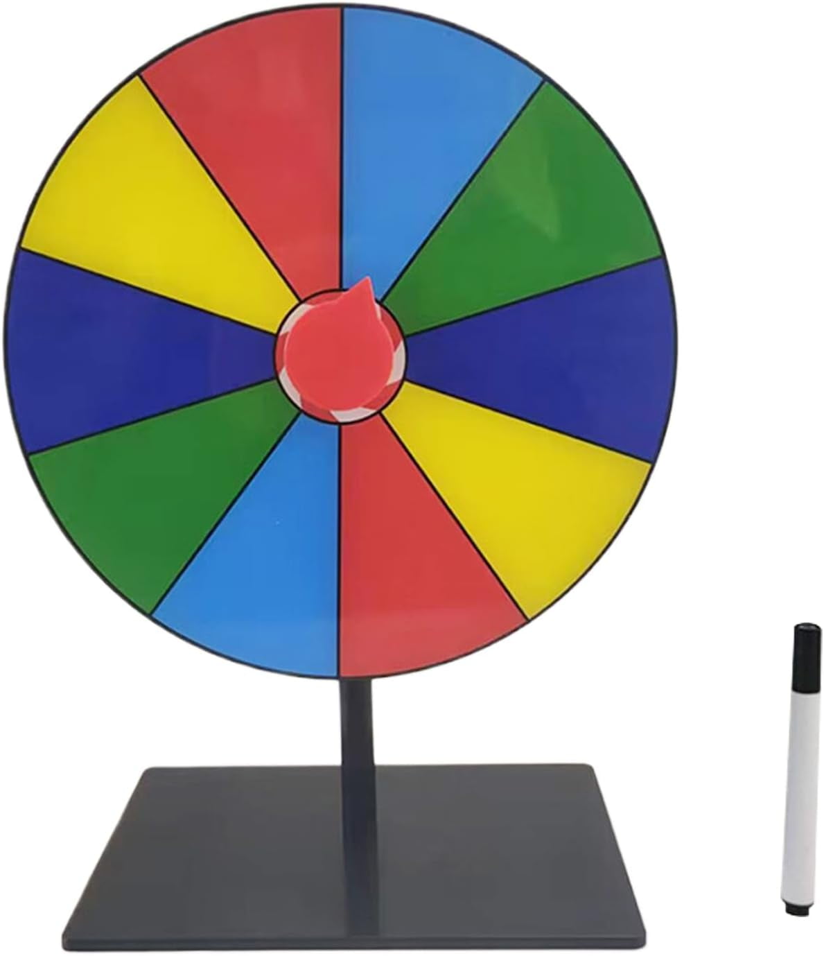 TaoLeHui Customizable Prize Wheel Tabletop | Erasable Spinner Game for ...