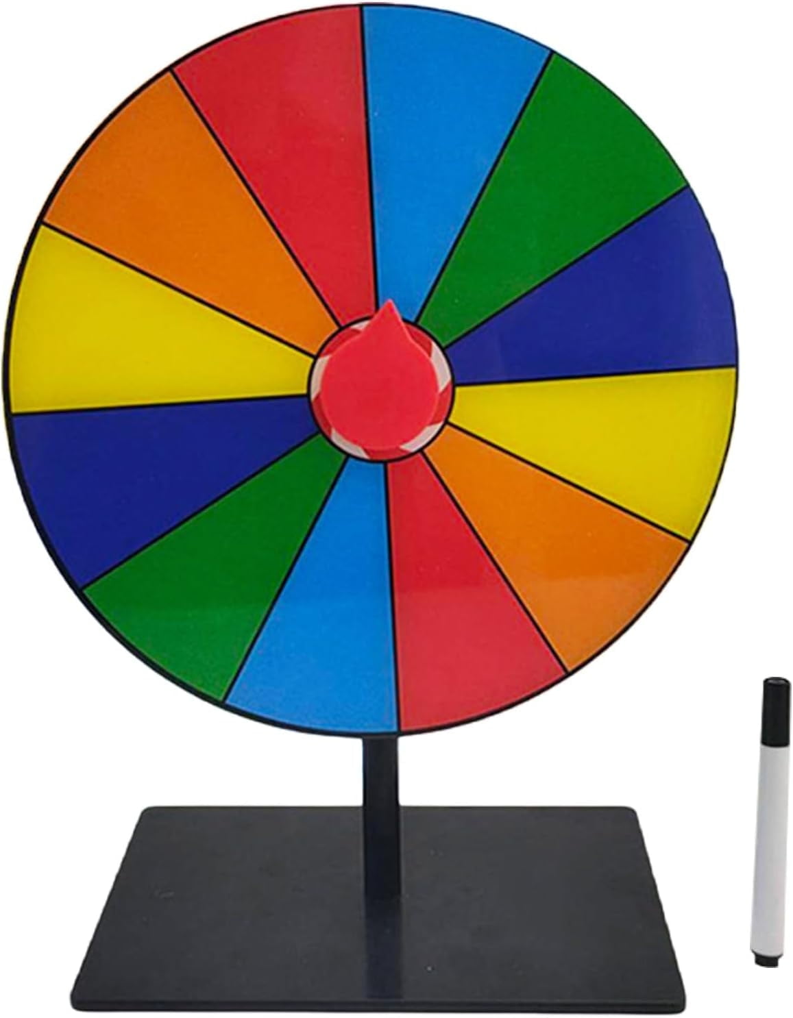 TaoLeHui Customizable Prize Wheel Tabletop | Erasable Spinner Game for ...